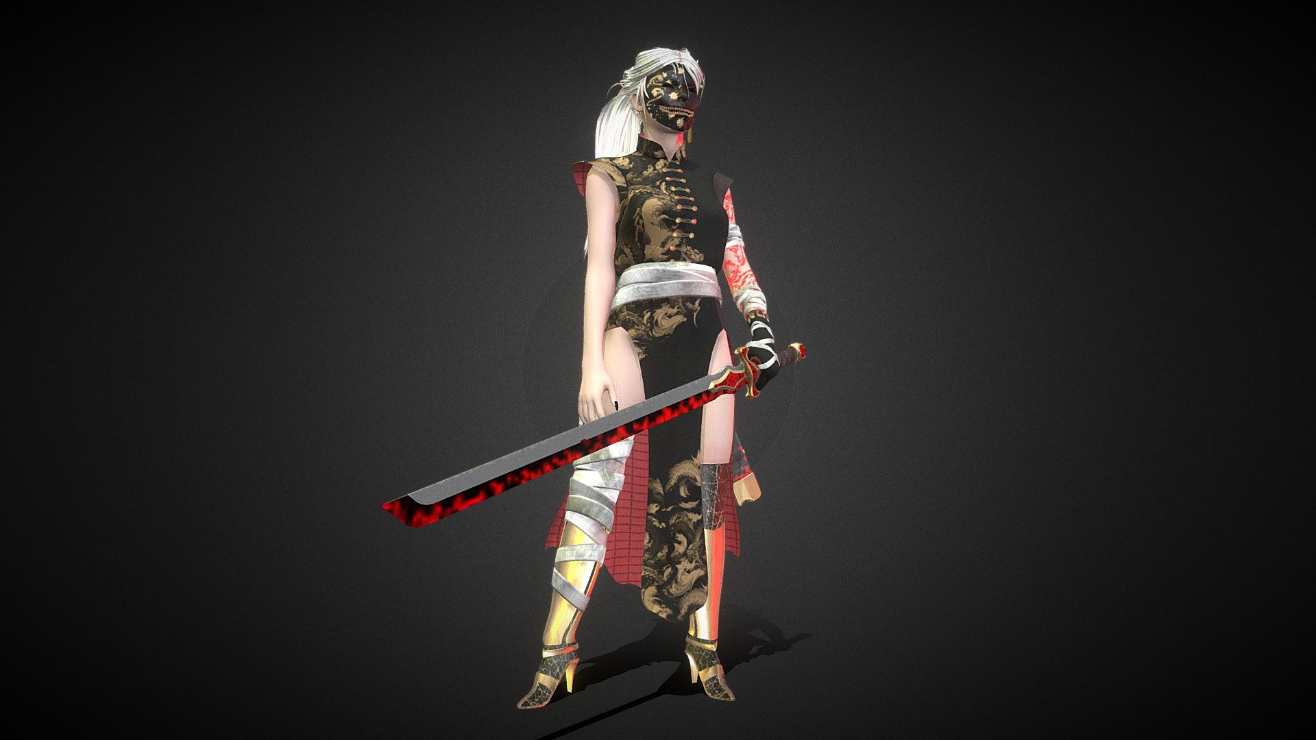 Silver kira - 3D model by Mo (@Mo_Layth) [01fbb90] - Sketchfab