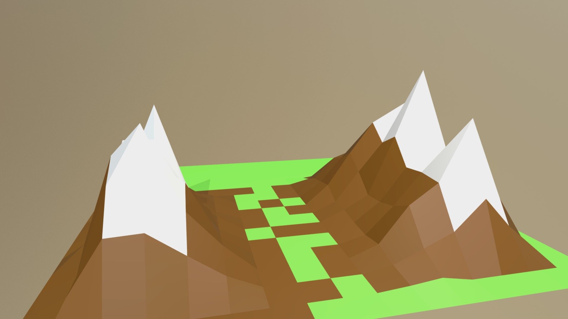 Animation Mountain - 3D model by Semrah [01fd05e] - Sketchfab