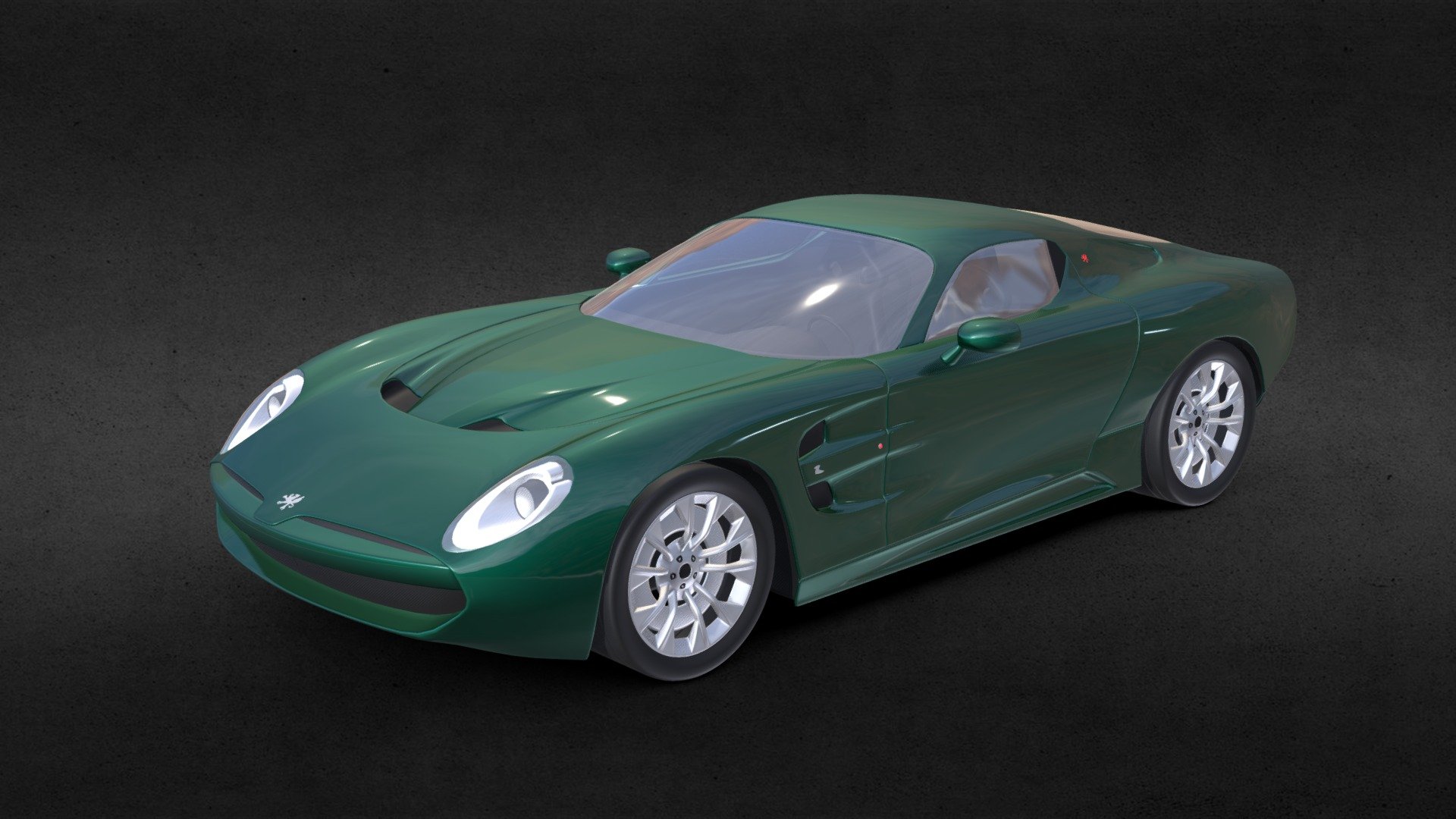 Zagato Iso Rivolta GTZ - Buy Royalty Free 3D model by Massimiliano ...