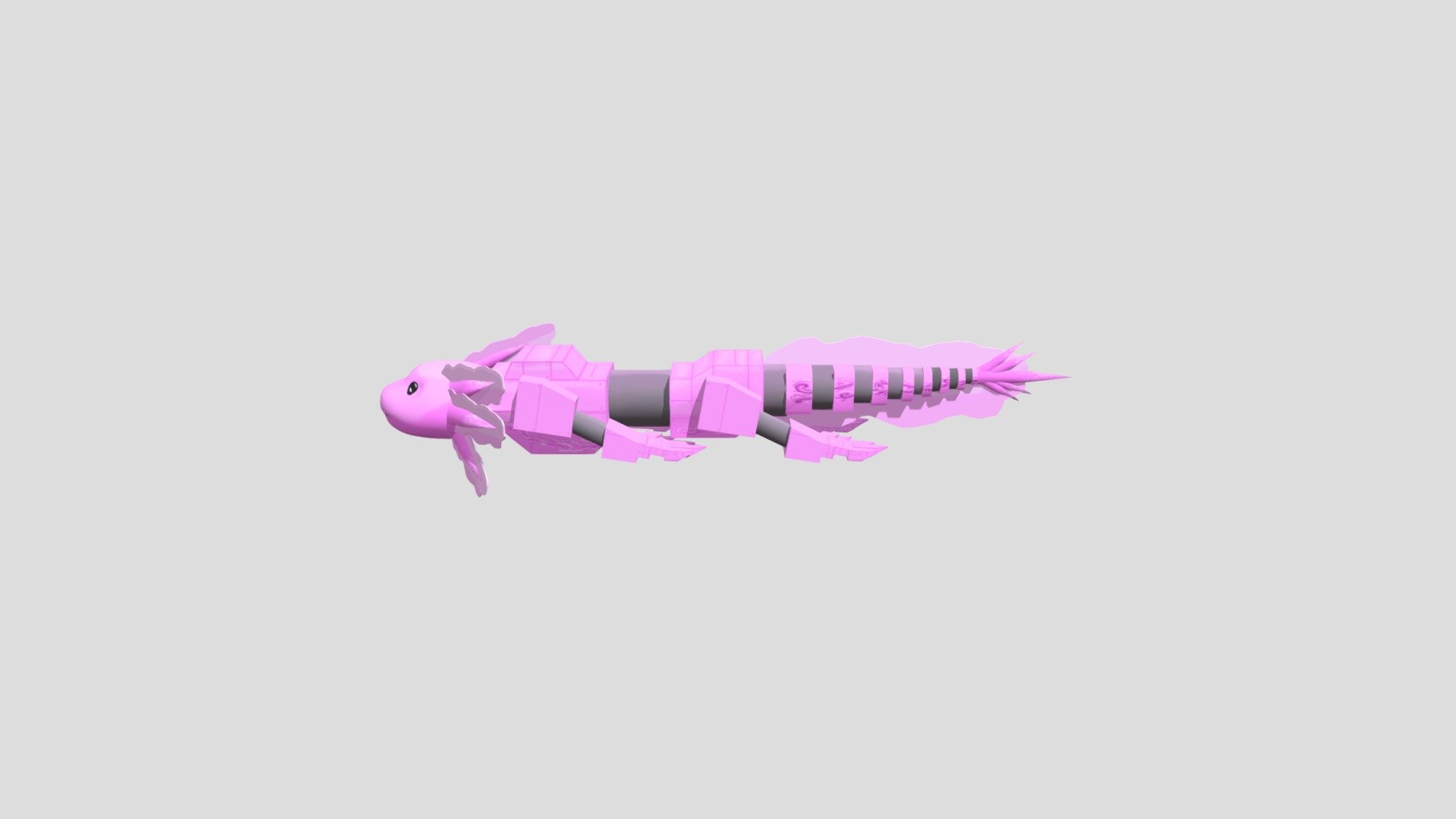 Mecha axolotl - Download Free 3D model by Biekie [0200968] - Sketchfab