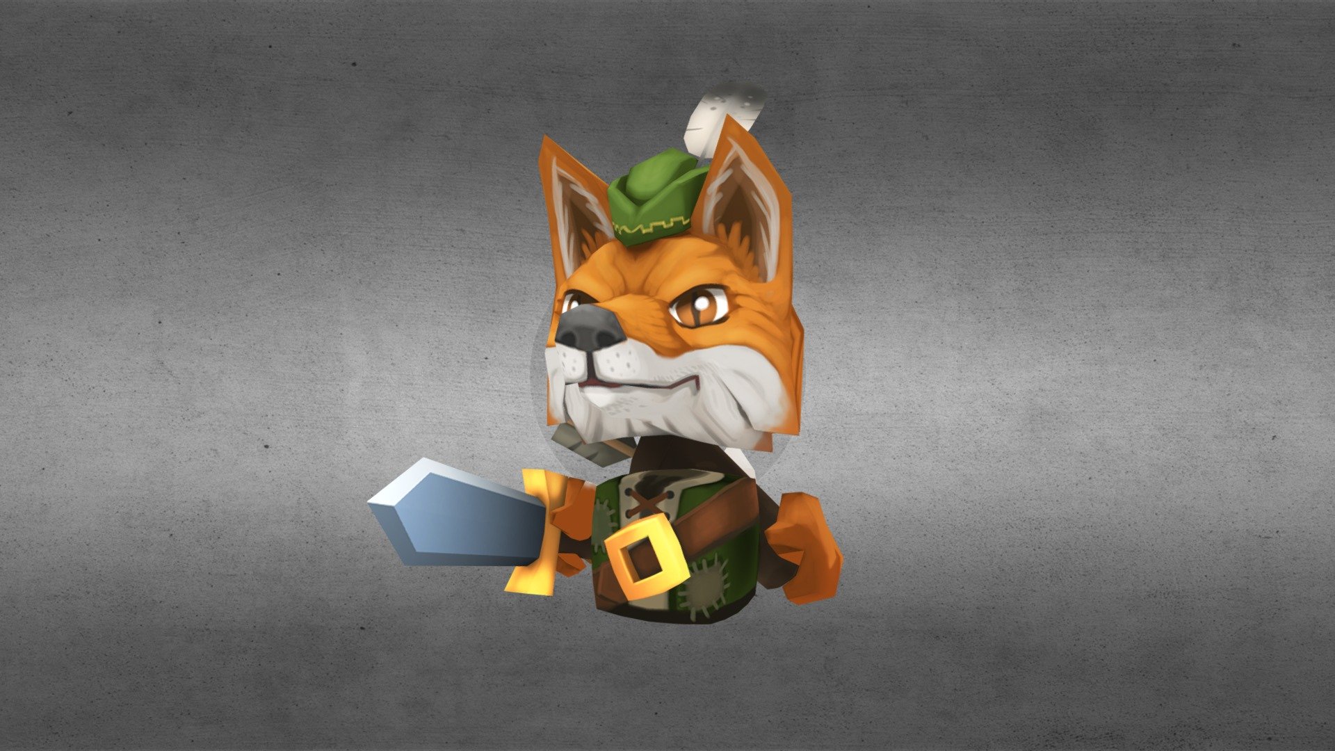 Hero Robin Fox - 3D model by patatajec [02014eb] - Sketchfab