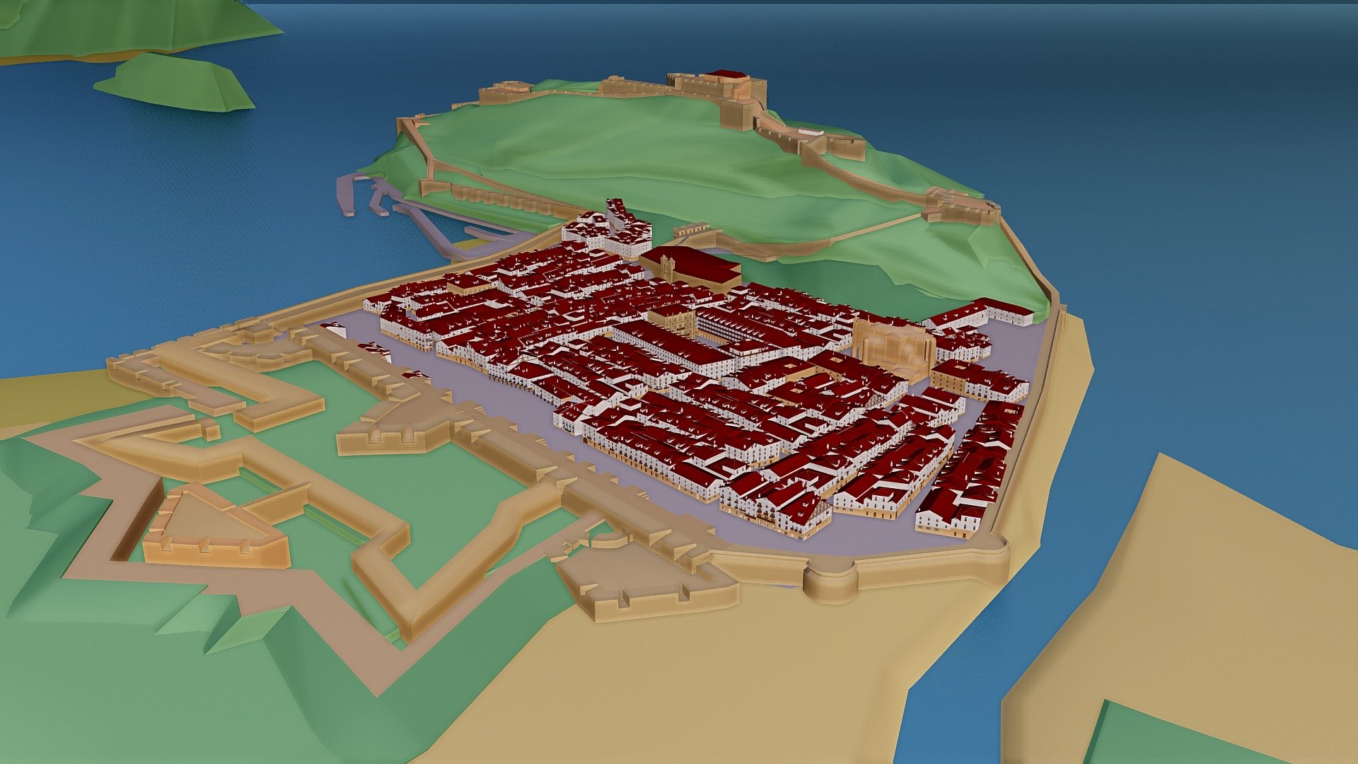 MAPA SAN SEBASTIAN 3D (1813) - 3D model by sergiosuarez2515 [02016c1 ...
