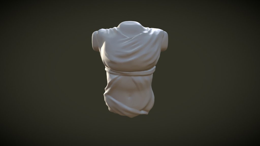 Winged Figure Of Samothrace Inspired Drapery - 3D model by MGold1 ...