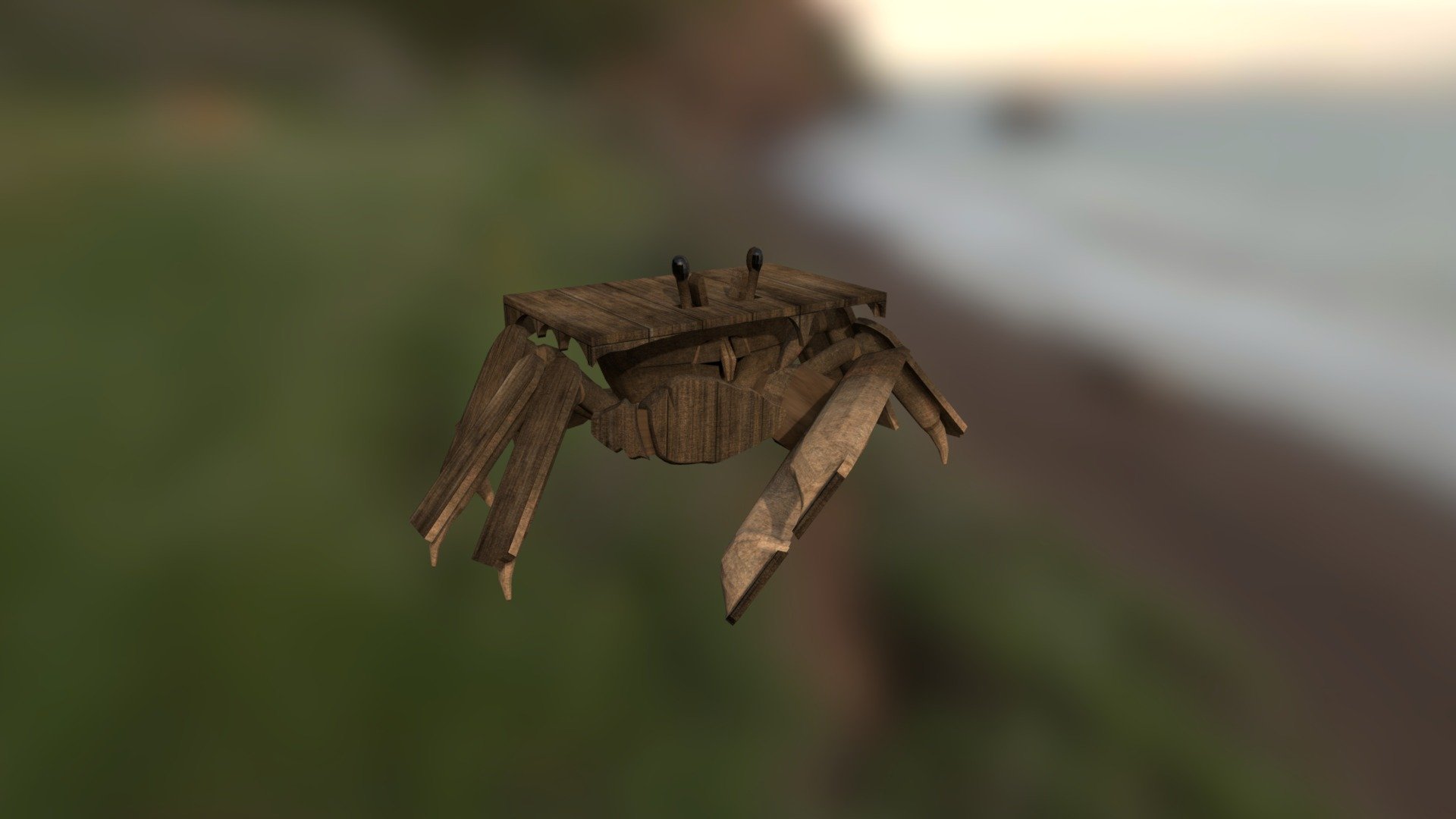 Crate Crab - Opening and Idle Animations - 3D model by ...