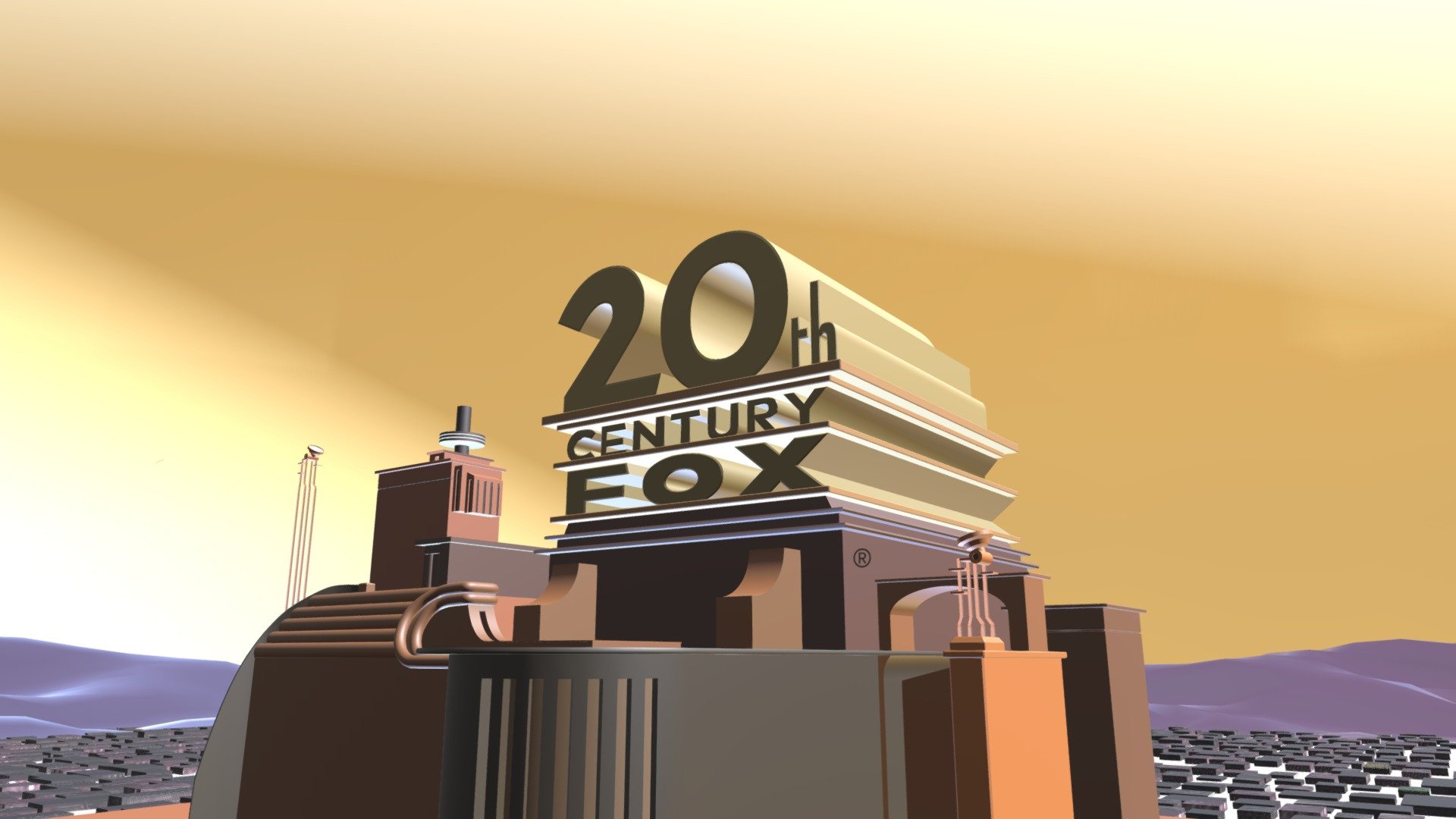 20th Century Fox logo (July 15, 1994) - 3D model by ReversedSponges ...