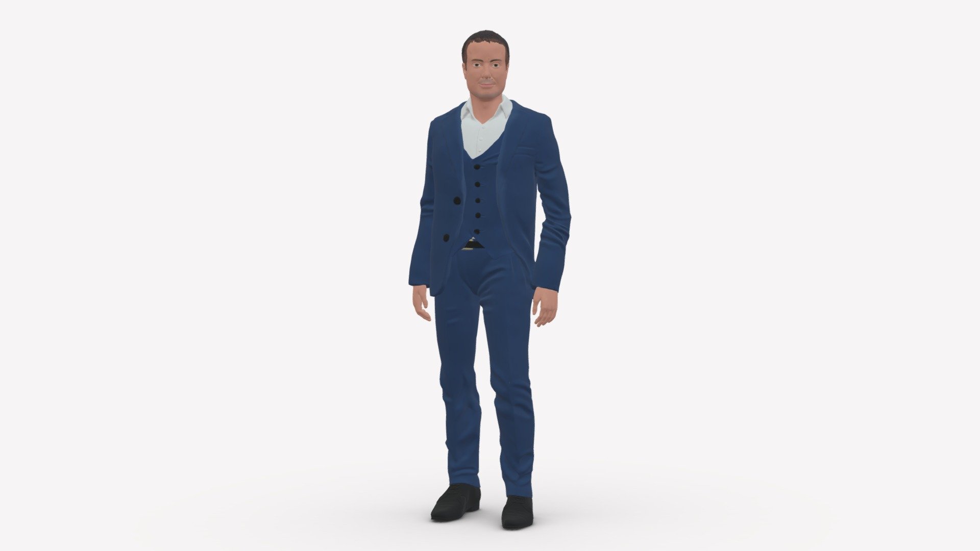 Man in stylish suit 1217 - Buy Royalty Free 3D model by 3DFarm [0204eb3 ...