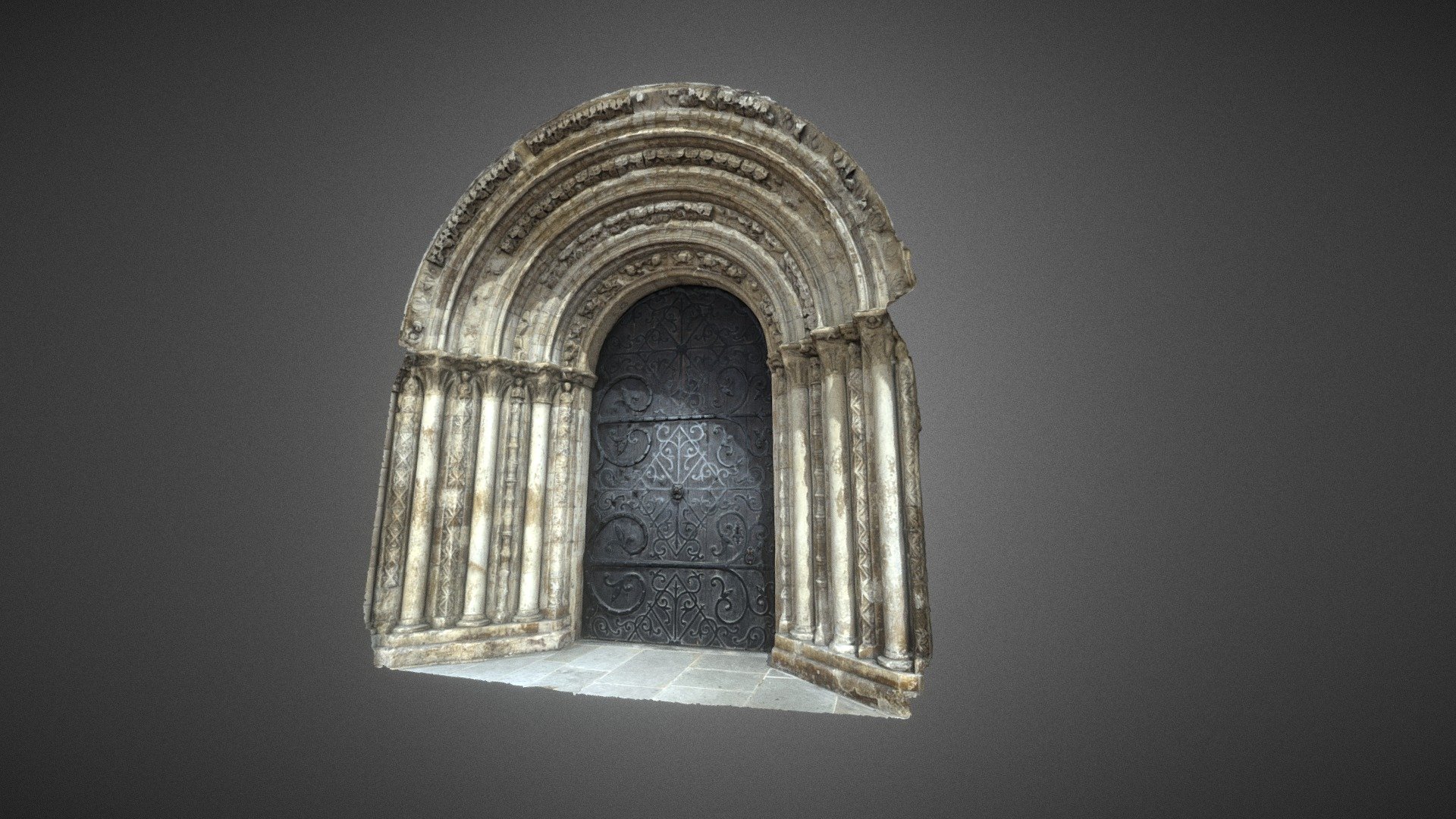 Temple Church Door - 3D model by fieldworks [0205a3e] - Sketchfab