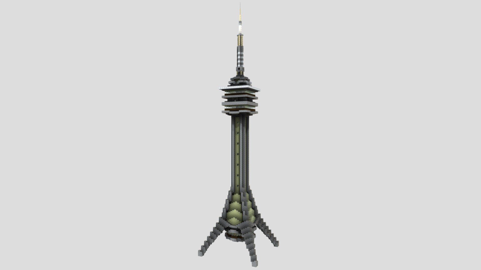 TV Tower - Download Free 3D model by Juoda [0205eaa] - Sketchfab