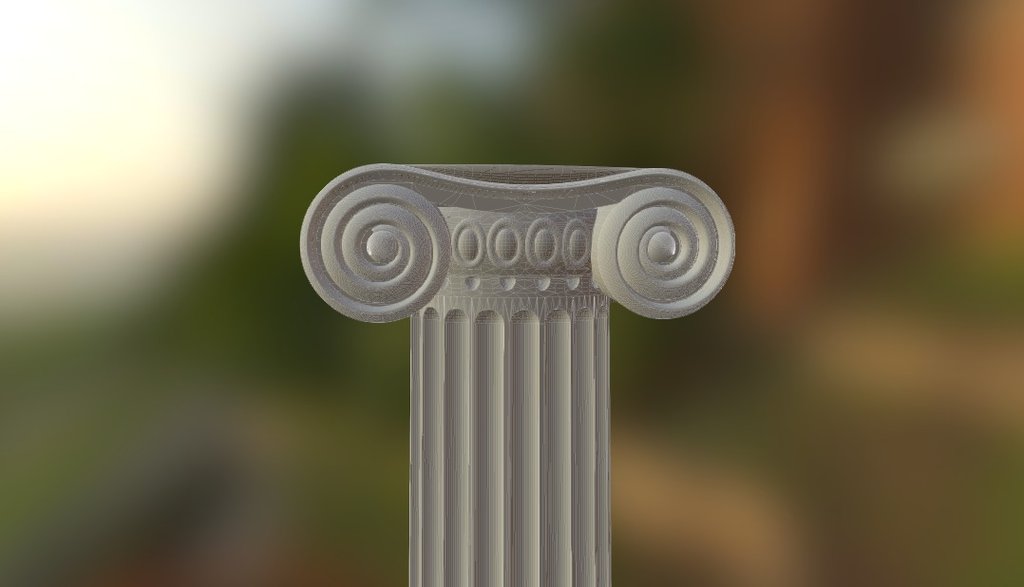 colonna ionica per 3DP - Download Free 3D model by Luca (@satini ...