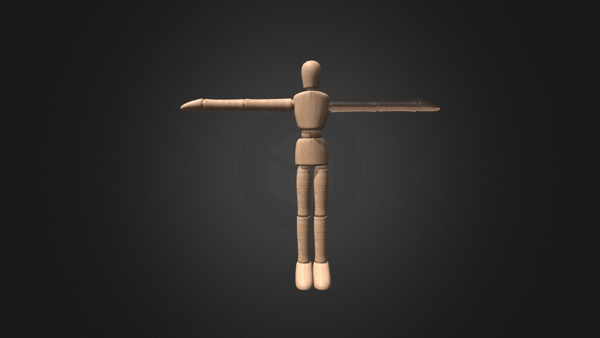 Деревянный манекен - Wooden mannequin - Download Free 3D model by Rockter Garlim ...