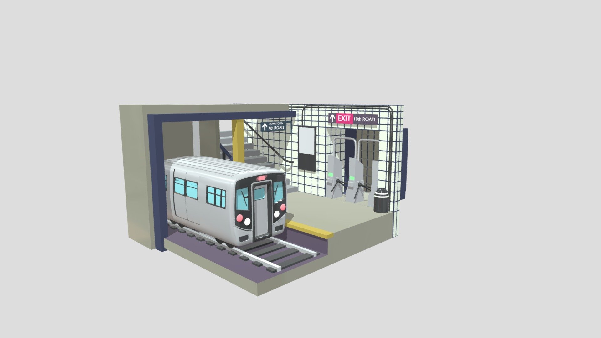 SUBWAY - 3D model by s10studios [0207de0] - Sketchfab