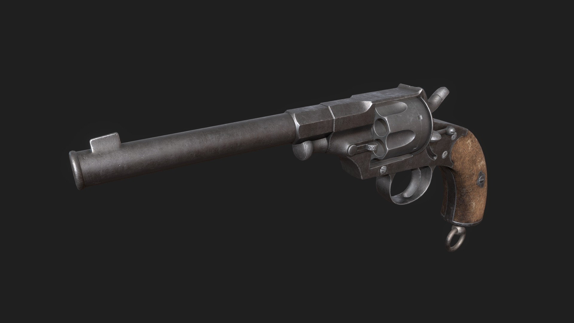 Reichsrevolver M1879 - 3D model by Nermo [02096a4] - Sketchfab