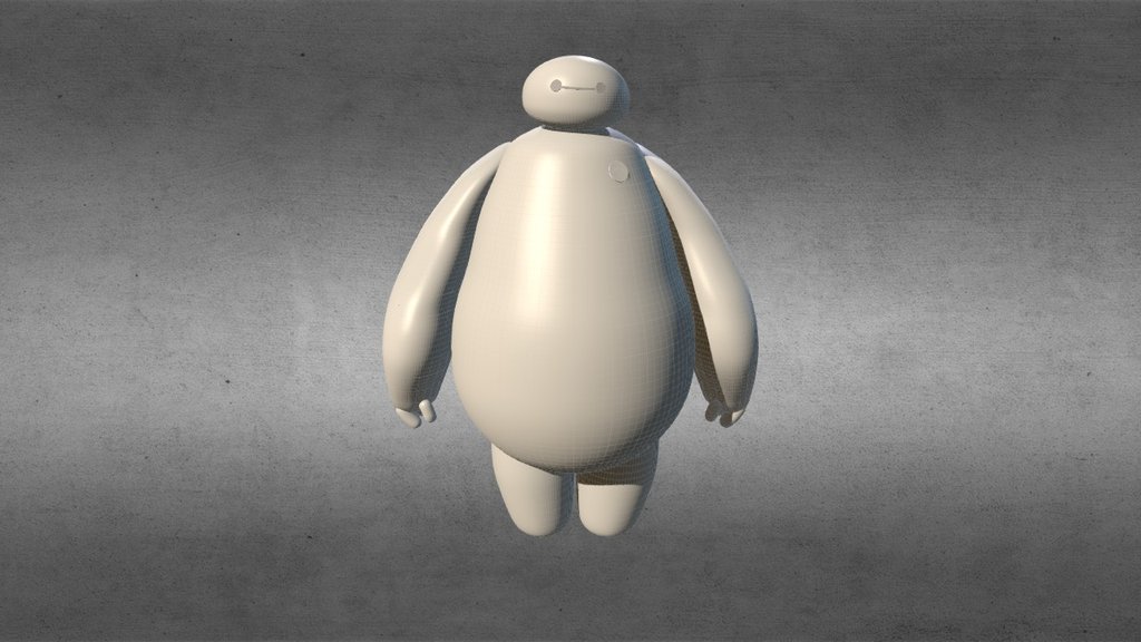 Baymax - Download Free 3D model by nicolasperez [020bf34] - Sketchfab