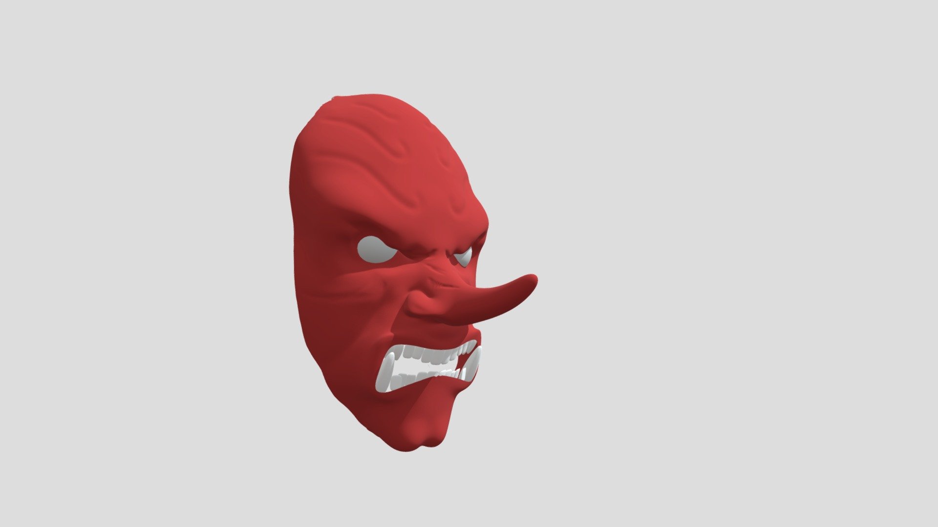 Tengu Mask - 3D model by patharender [020d3ff] - Sketchfab