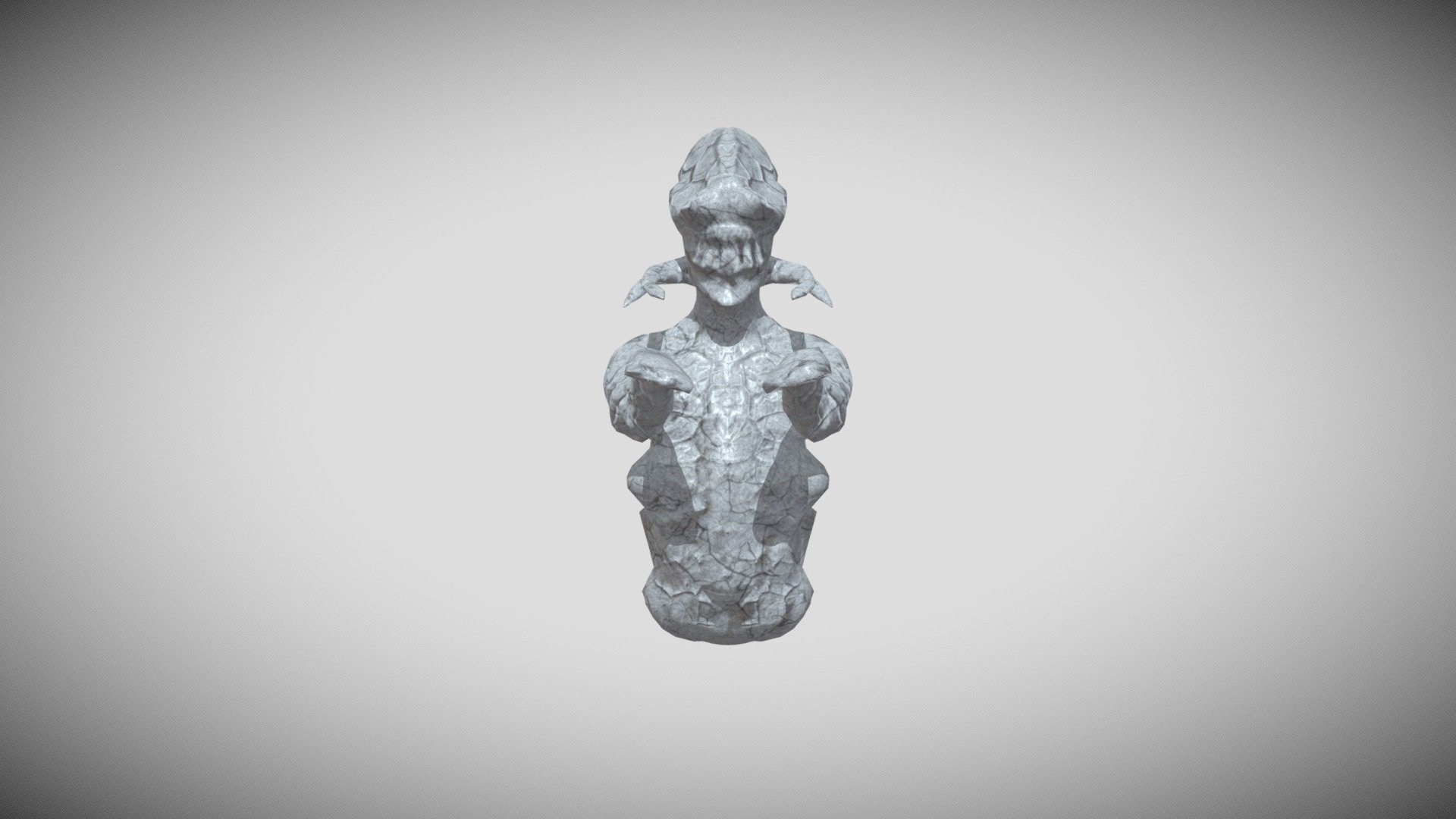 Alien Estatue - 3D model by FerranMillan [020f2da] - Sketchfab
