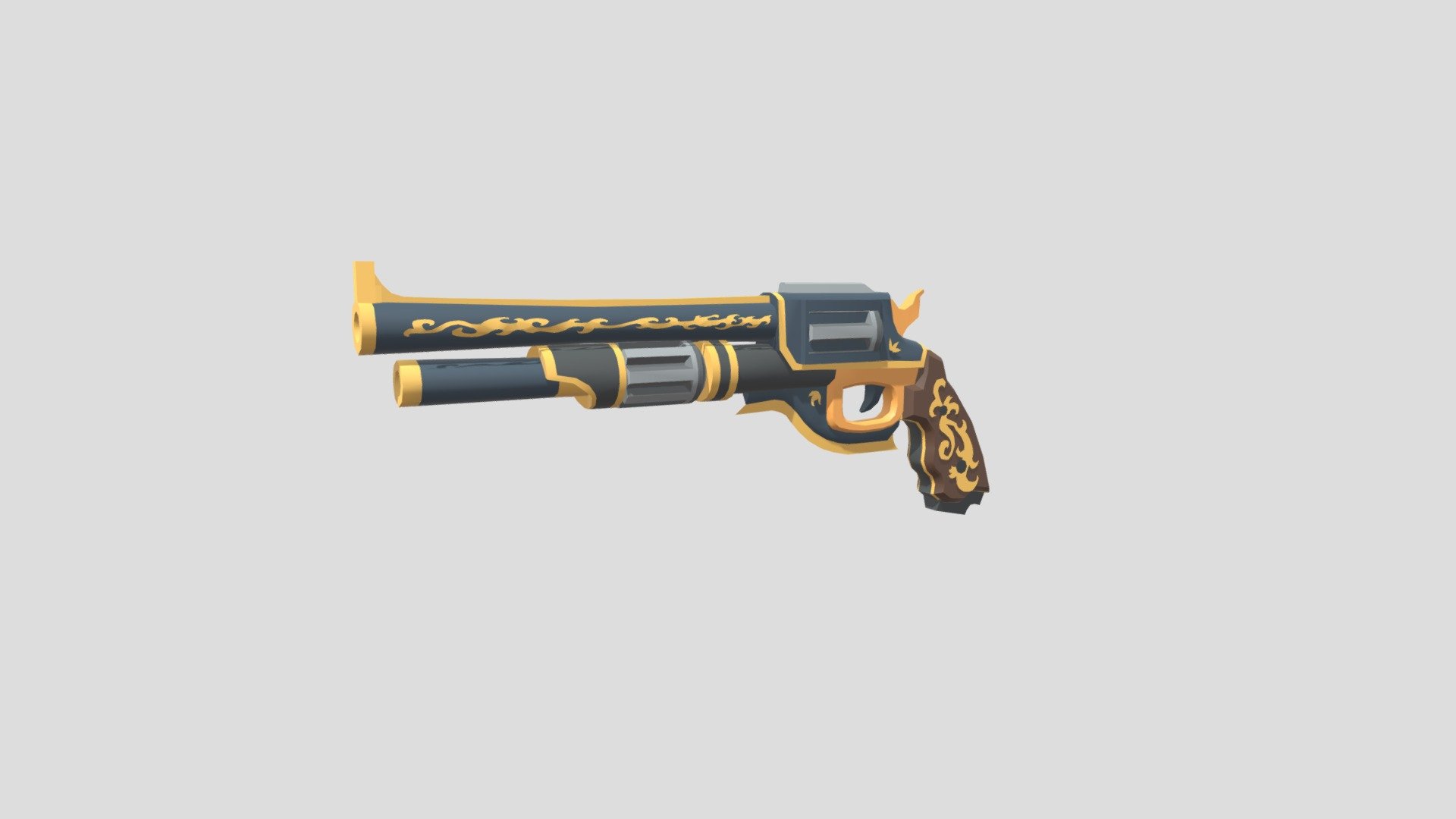 pistol_zorro - 3D model by CC (@ccsf) [0210278] - Sketchfab