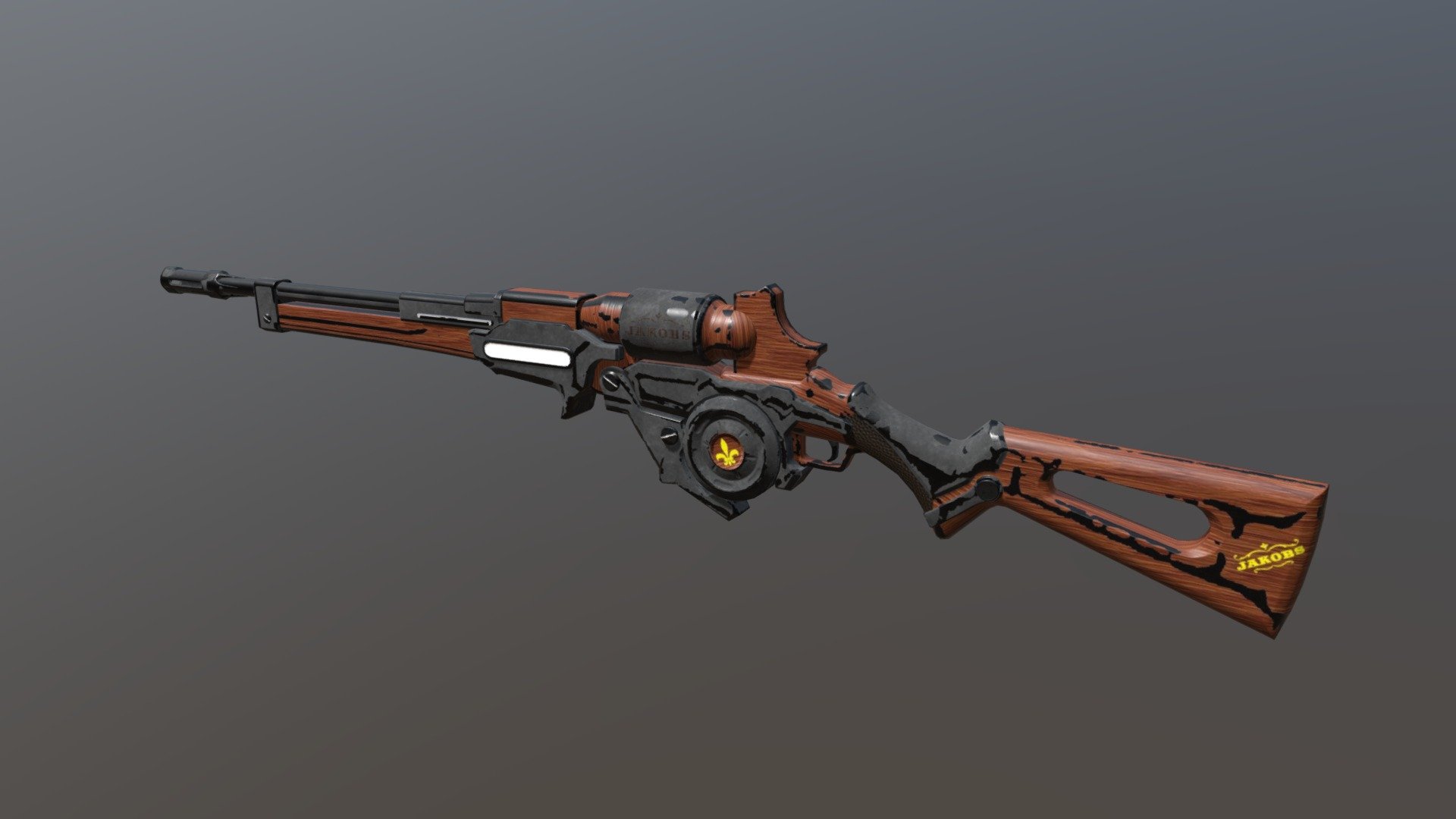 JAKOBS_RIFLE_BORDERLANDS2 - 3D model by Fabio.Boer [0210c3e] - Sketchfab