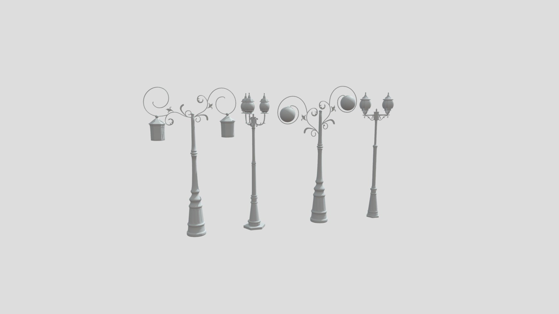 Street LIght 001 - 3D model by Panda (@Panda_..) [02123d1] - Sketchfab