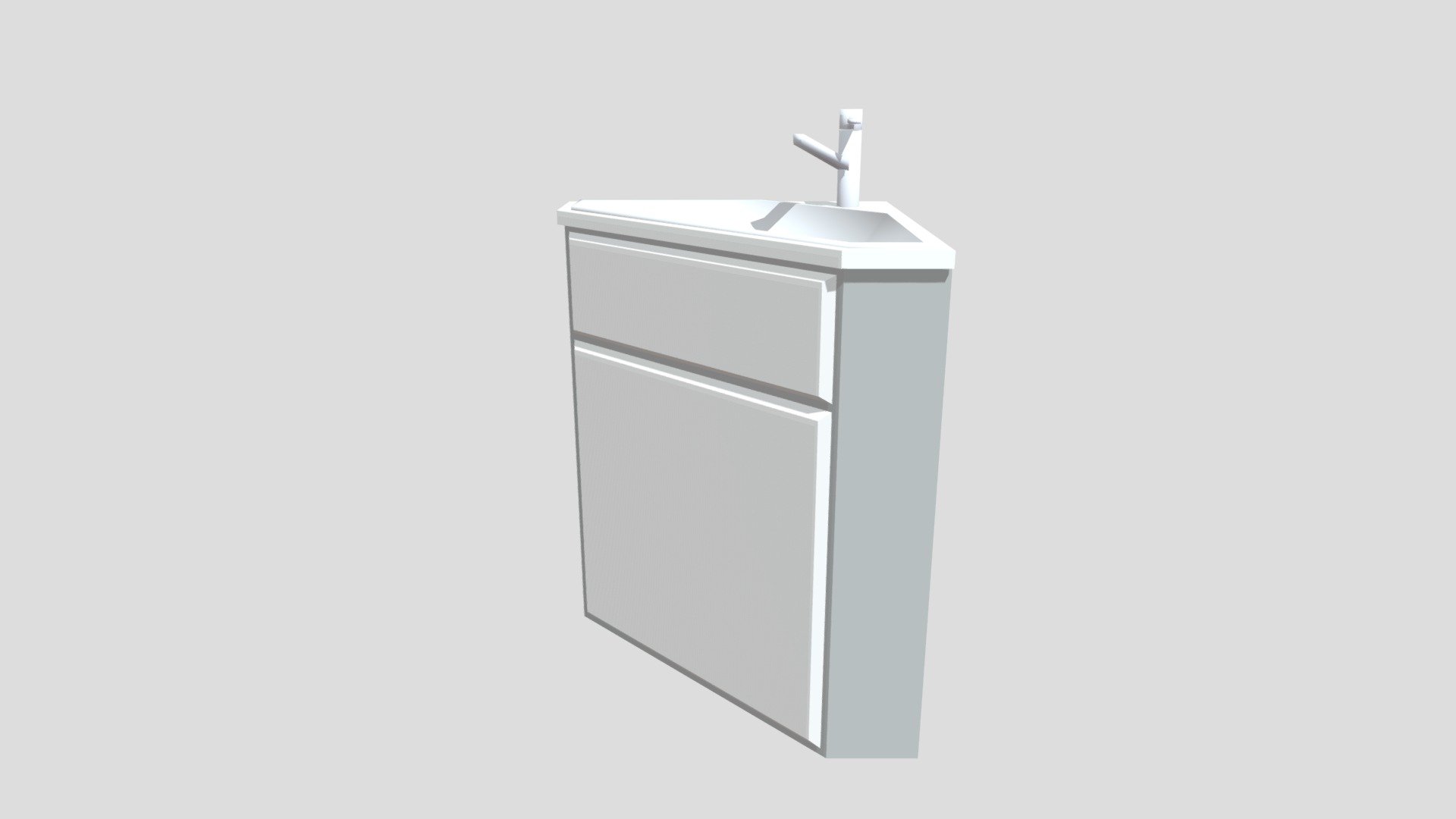 Corner washbasin - Download Free 3D model by 1-3D.com [0212698] - Sketchfab