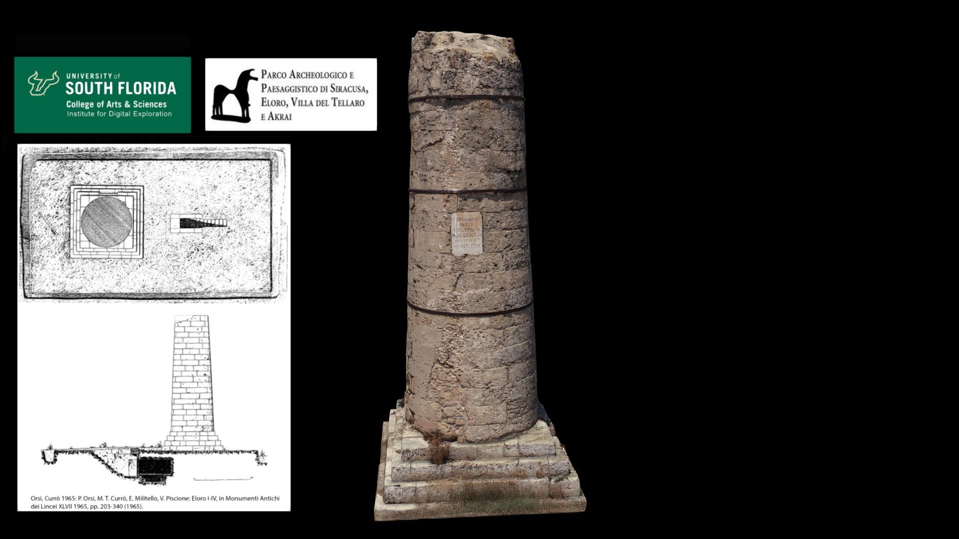 "Colonna Pizzuta" from Heloros (Noto, Sicily) - 3D model by USF ...