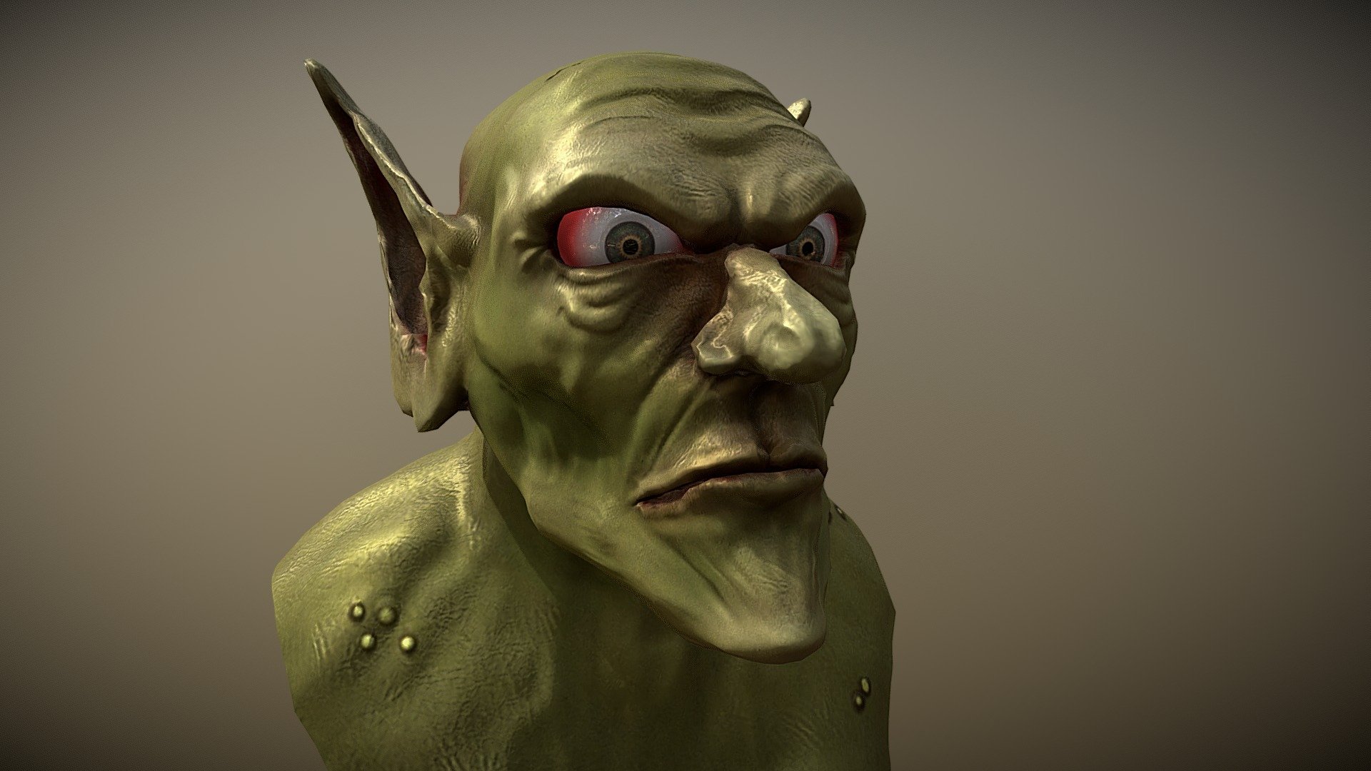 Goblin (Green Skin) - 3D model by Christian Daly Design (@christian ...