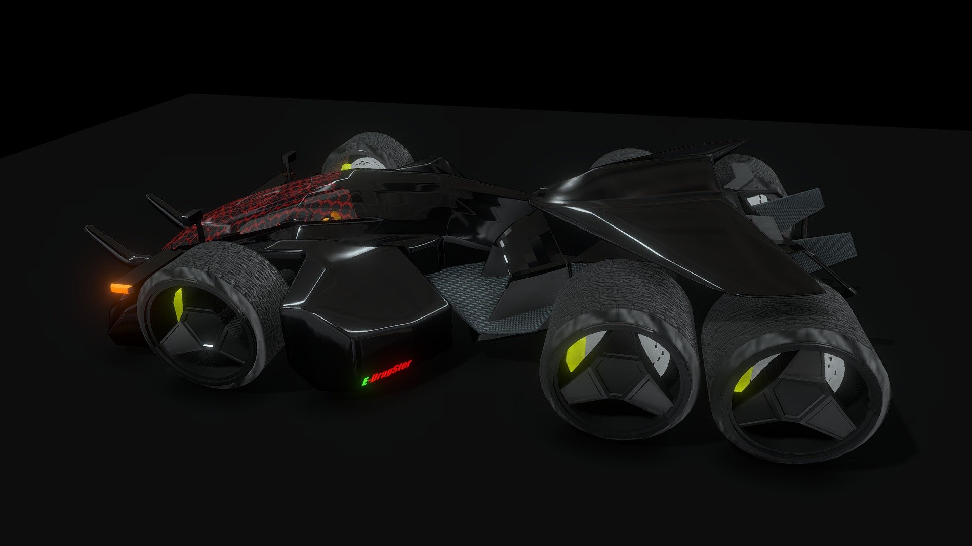 Electric Dragster - 3D model by lilio (@beralios) [02149be] - Sketchfab