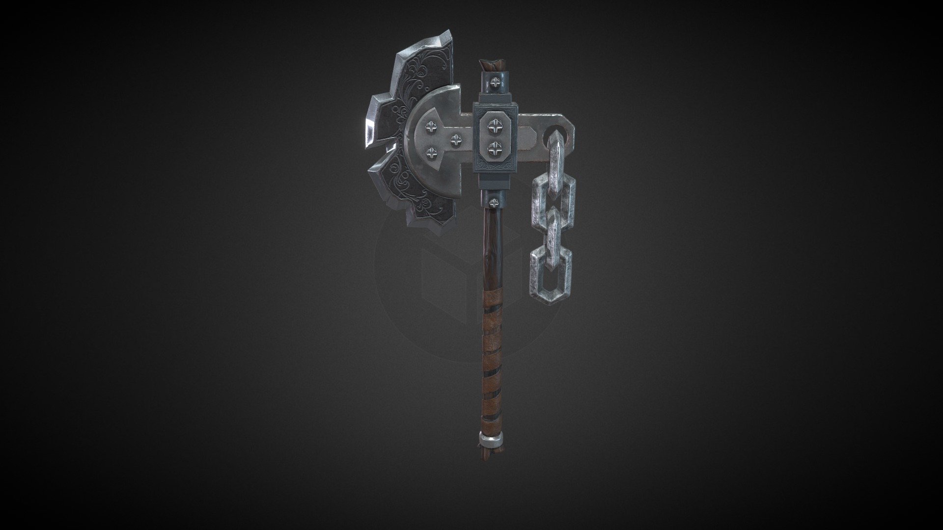Fantasy Axe - Download Free 3D model by Bohdan Hrytsenko (@bogatyr4ik ...