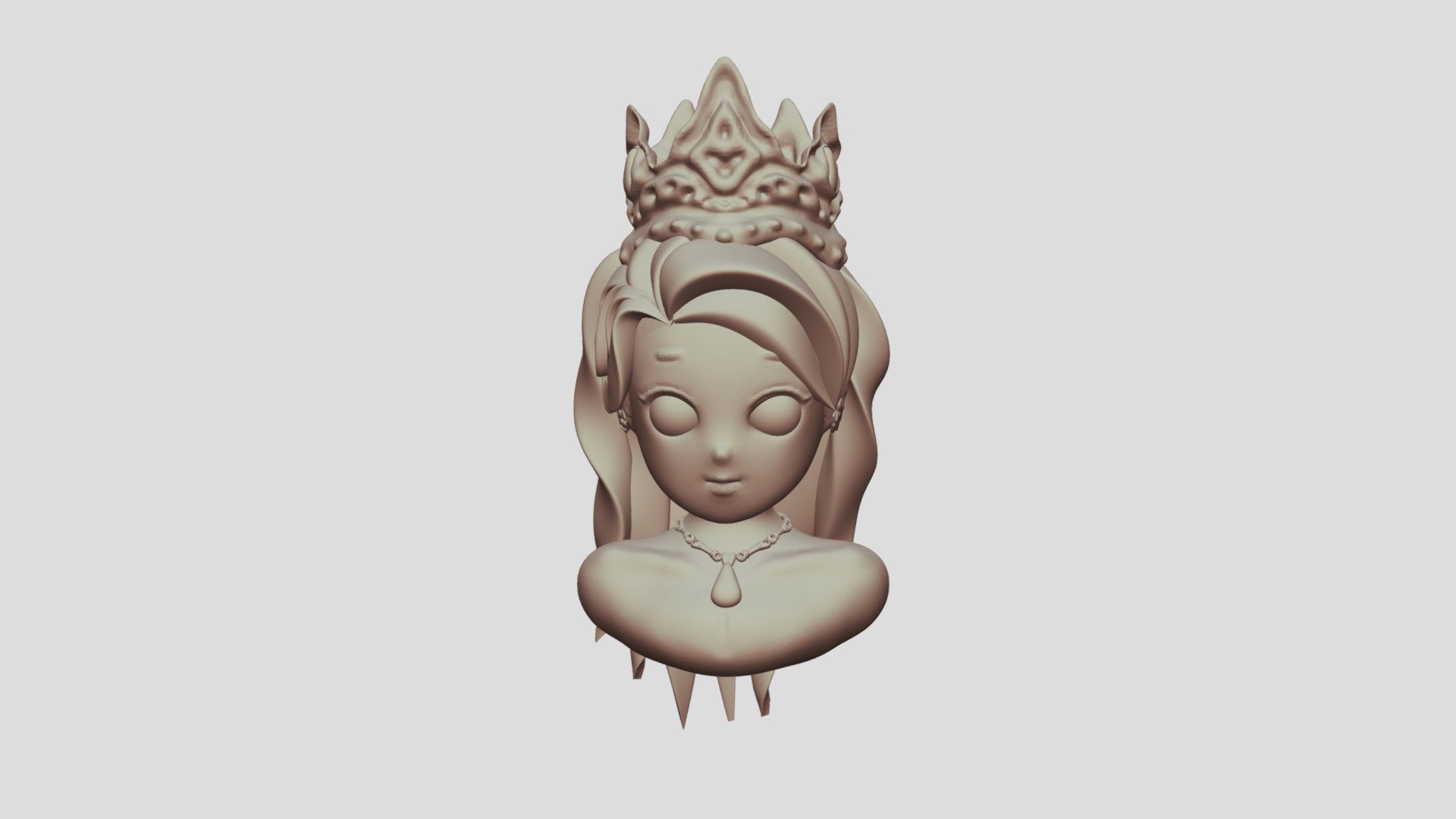 Bust Sculpt Ken Dedes - UTS 3D Sculpting - Download Free 3D model by abirawzk [02171d9] - Sketchfab