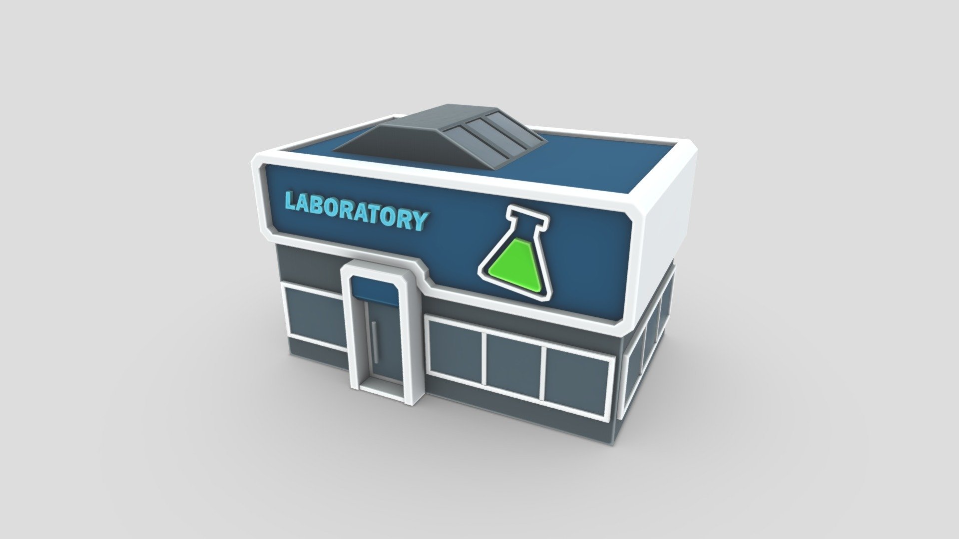 Stylized Laboratory Building - Buy Royalty Free 3D model by Alvin Suen ...