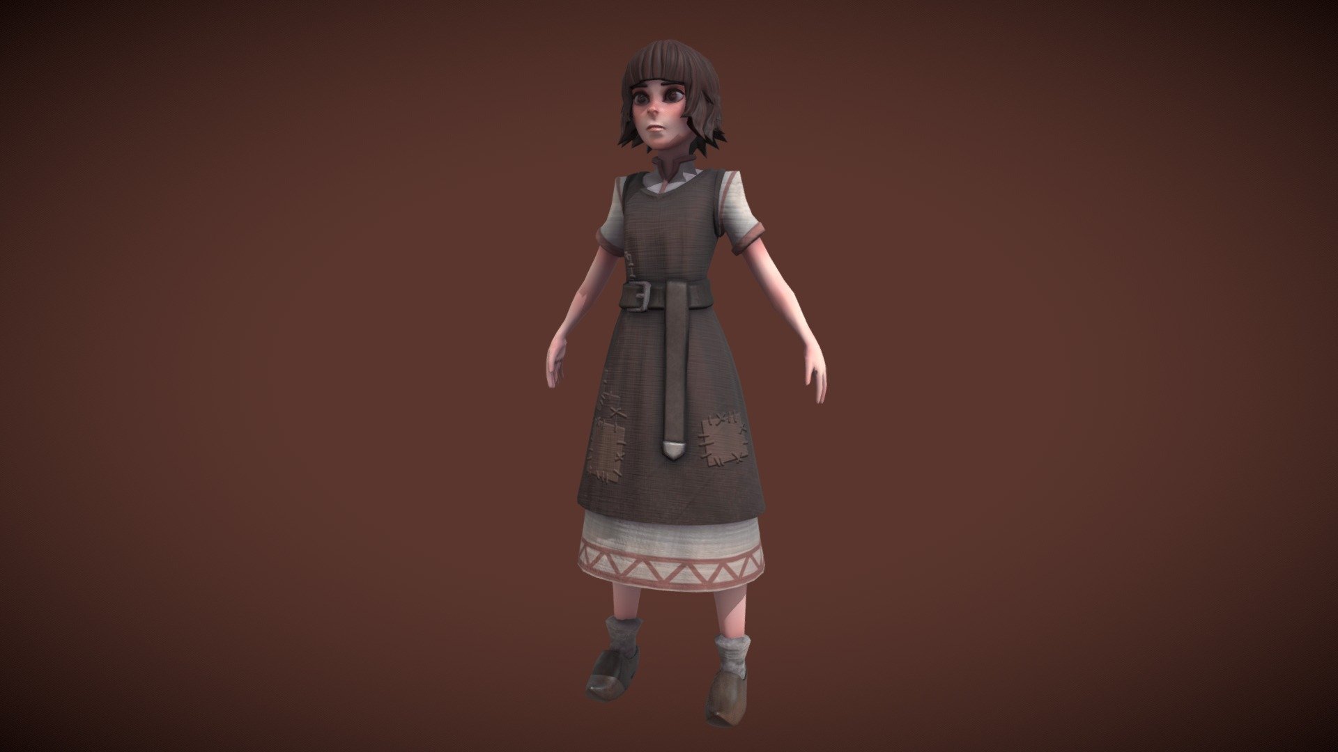Rina the girl - 3D model by konkulie (@konkylie) [0219991] - Sketchfab