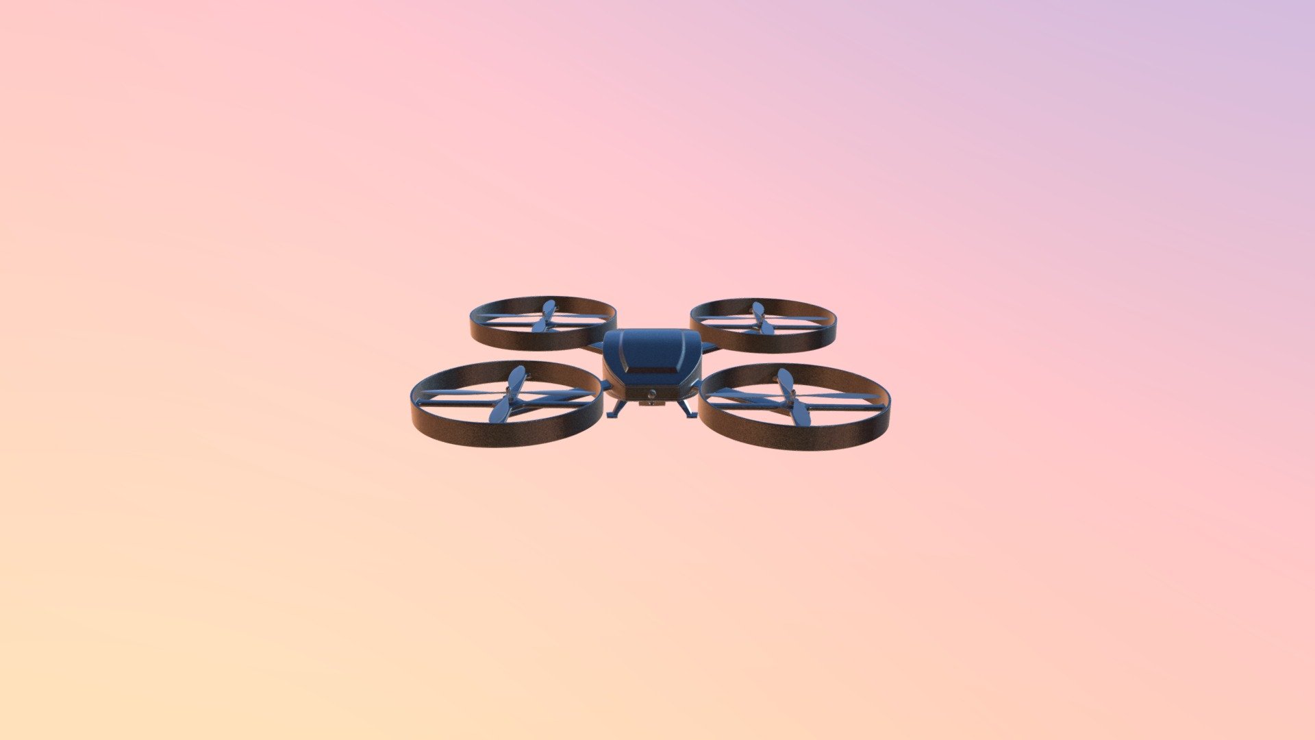 Unmanned Aerial Vehicle with an animation - 3D model by freeplaysolo ...
