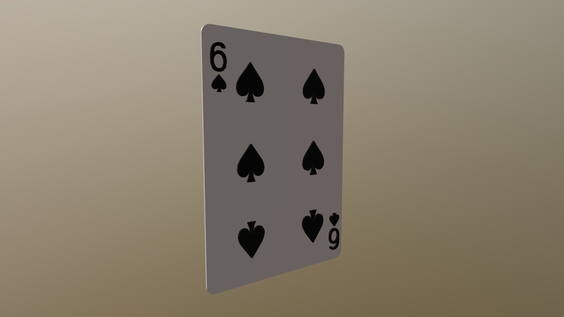 Six of Spades - 3D model by Fakush [021d6a9] - Sketchfab