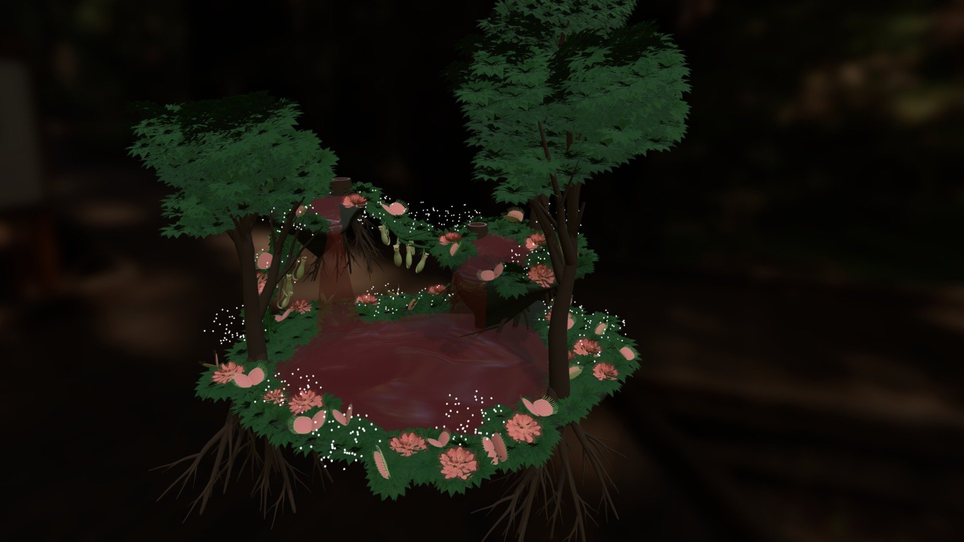 Carnivorous Swamp Island - 3D model by Gecko Ink Studios ...