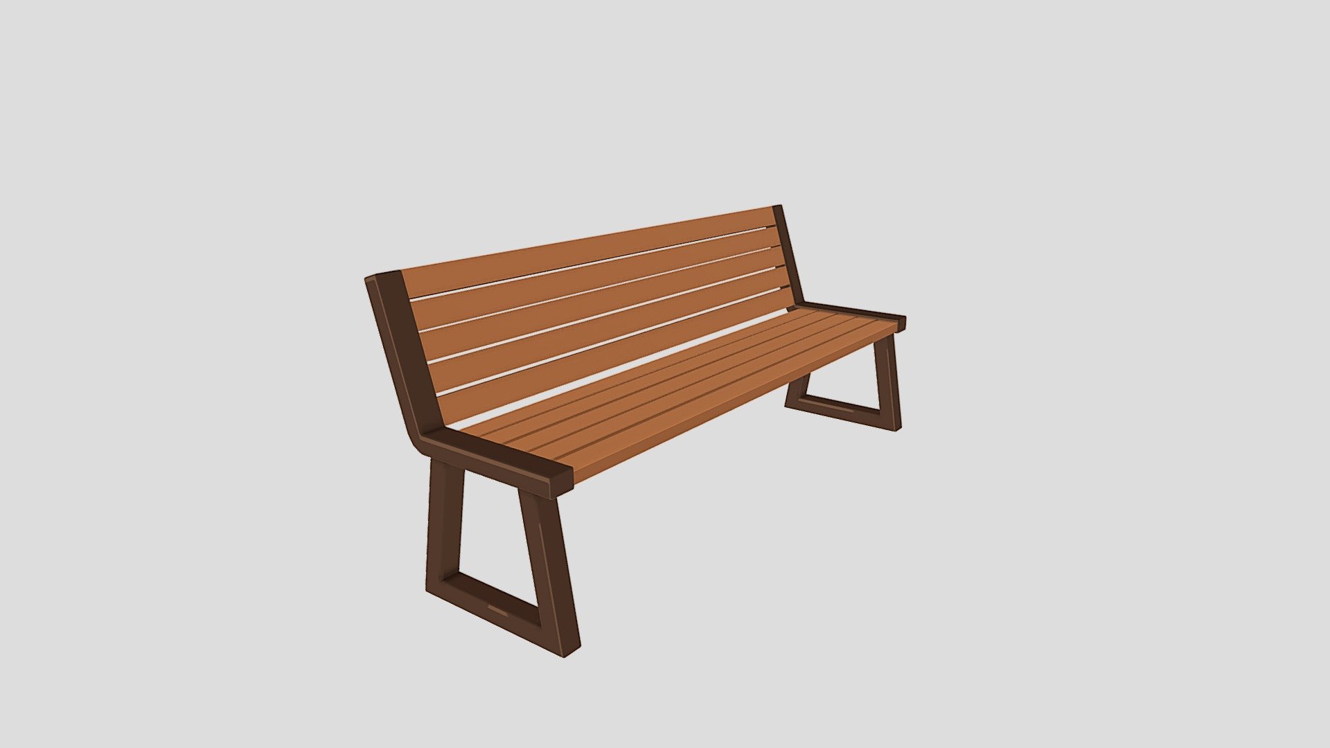 Bench low poly - Download Free 3D model by raffiramadhan [02220af ...