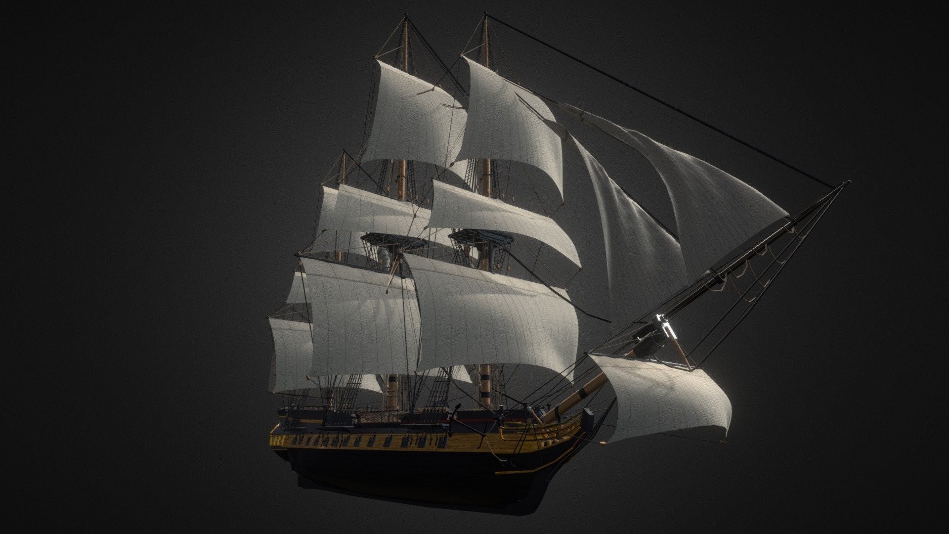 Sailing/Pirate Ship - Buy Royalty Free 3D model by Lorenzo.de.Sanctis ...