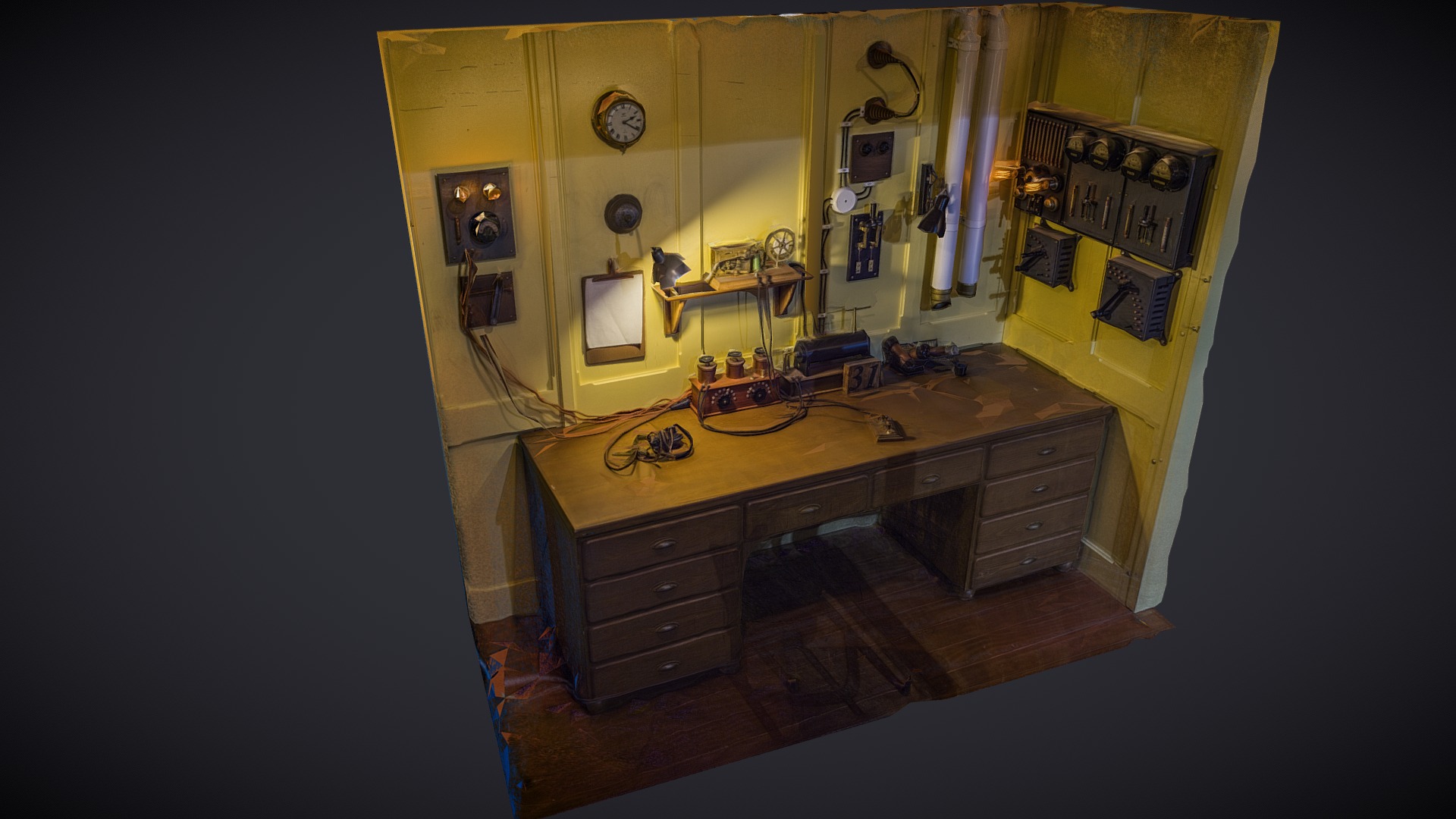 Marconi room from Titanic - Buy Royalty Free 3D model by Miguel Bandera ...