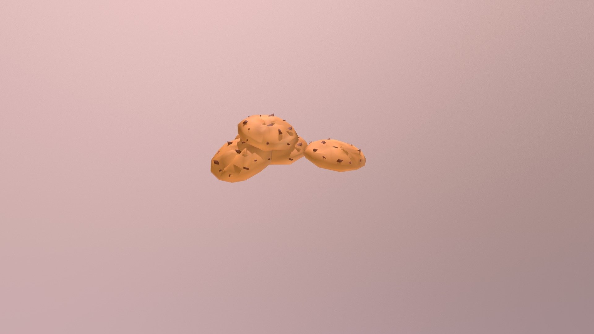 Chocolate Chip Cookies - Download Free 3D model by Steph (@StephC.Art ...