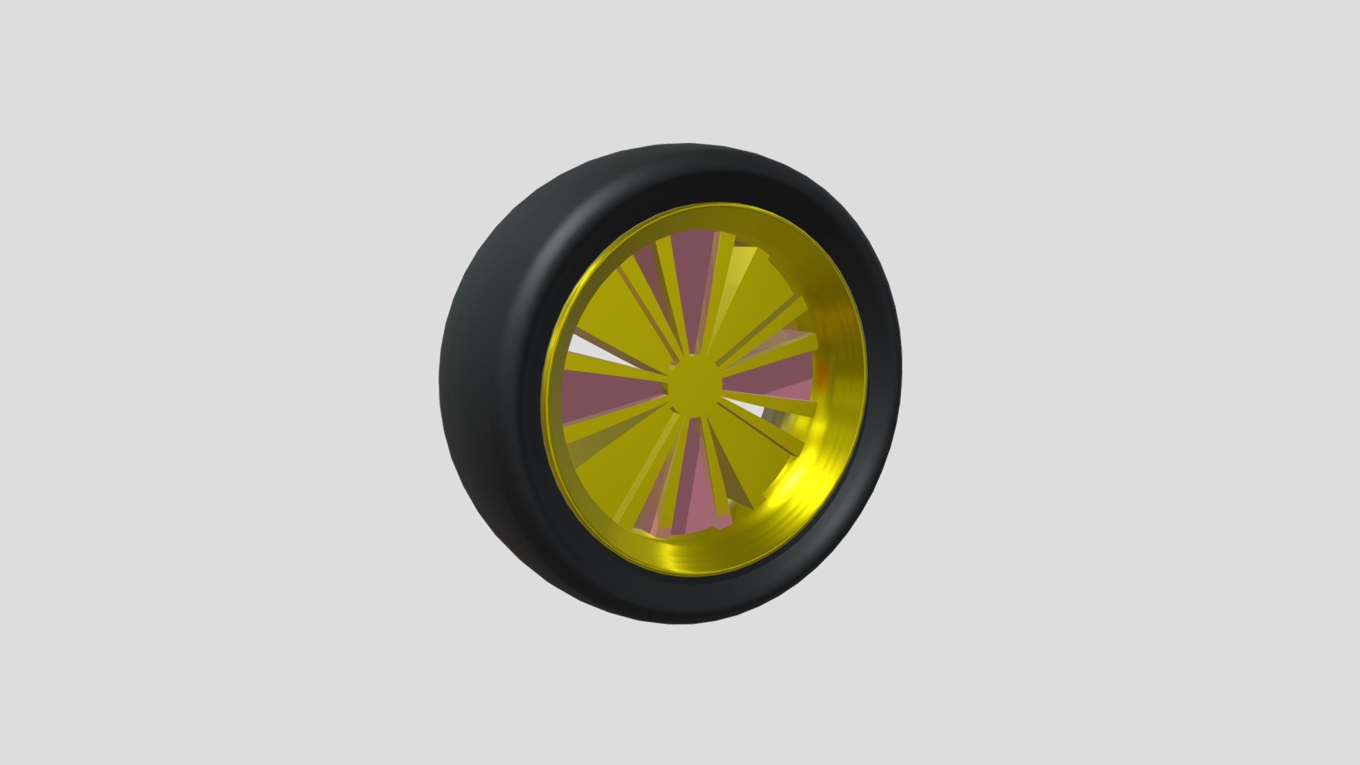Simple Car Wheel - Download Free 3D model by Sansco (@iksanwijaya ...