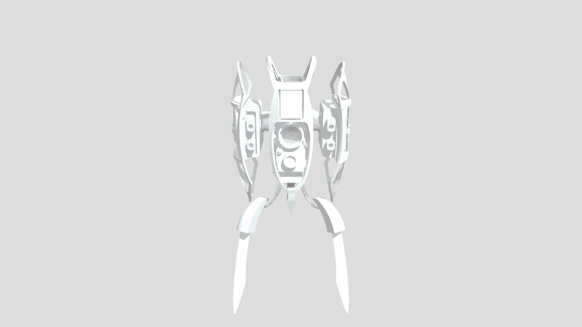 Defective turret - portal 2 - 3D model by Mrblocku [02265d6] - Sketchfab