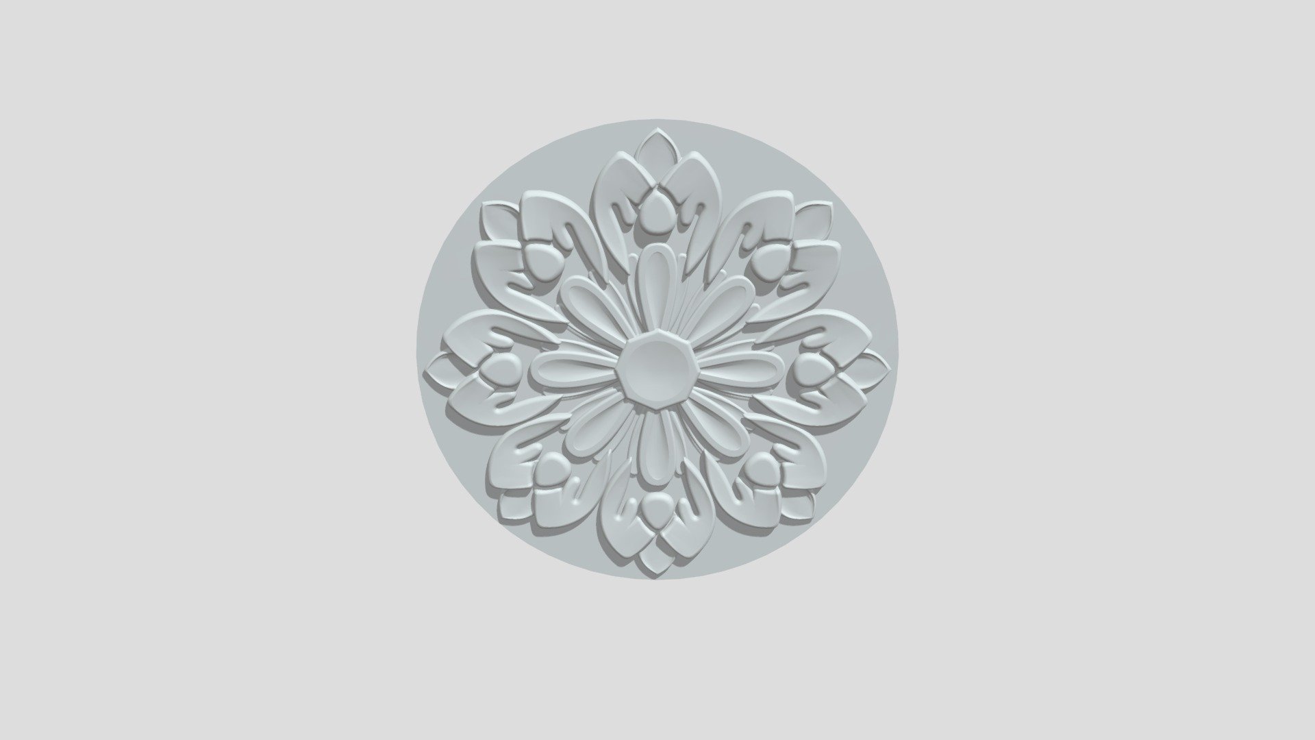 Flower Relief - Download Free 3D model by PaulGhs [022794b] - Sketchfab