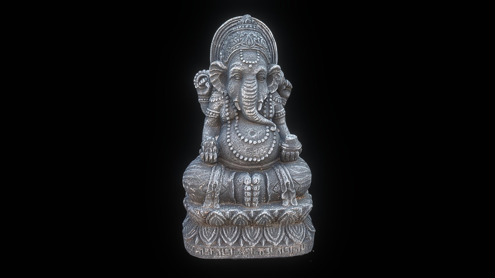 Ganesha - 3D model by Christoph Weiß (@Christophweiss) [022aad3 ...