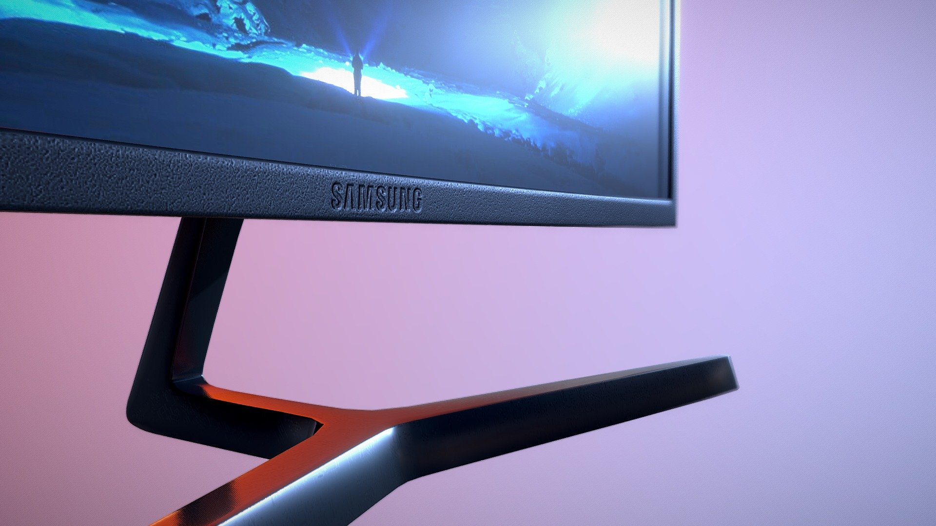 Curved Monitor 24 - Download Free 3D model by pixelAlp [022c38f ...