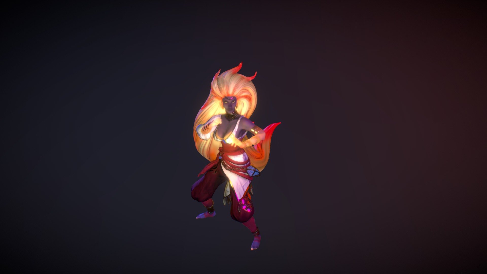 Flame - 3D model by charda33 [022c51c] - Sketchfab