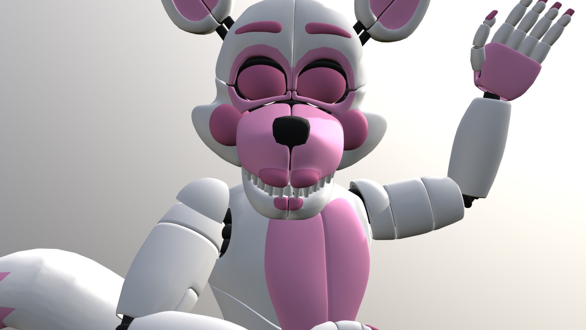 Funtime Foxy (Female Version) - 3D model by Godzilla (@iamthayn ...