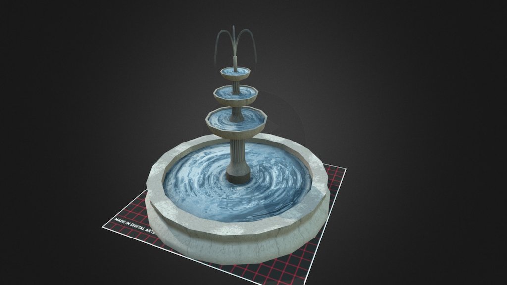 3D_Prop_Fountain - 3D model by thomas_de_wispelaere [022cf6b] - Sketchfab