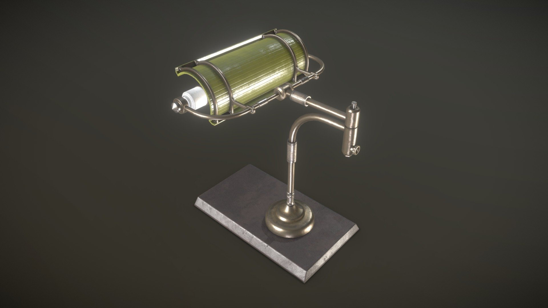 Study Lamp - 3D model by kamalafiq [022d6fc] - Sketchfab