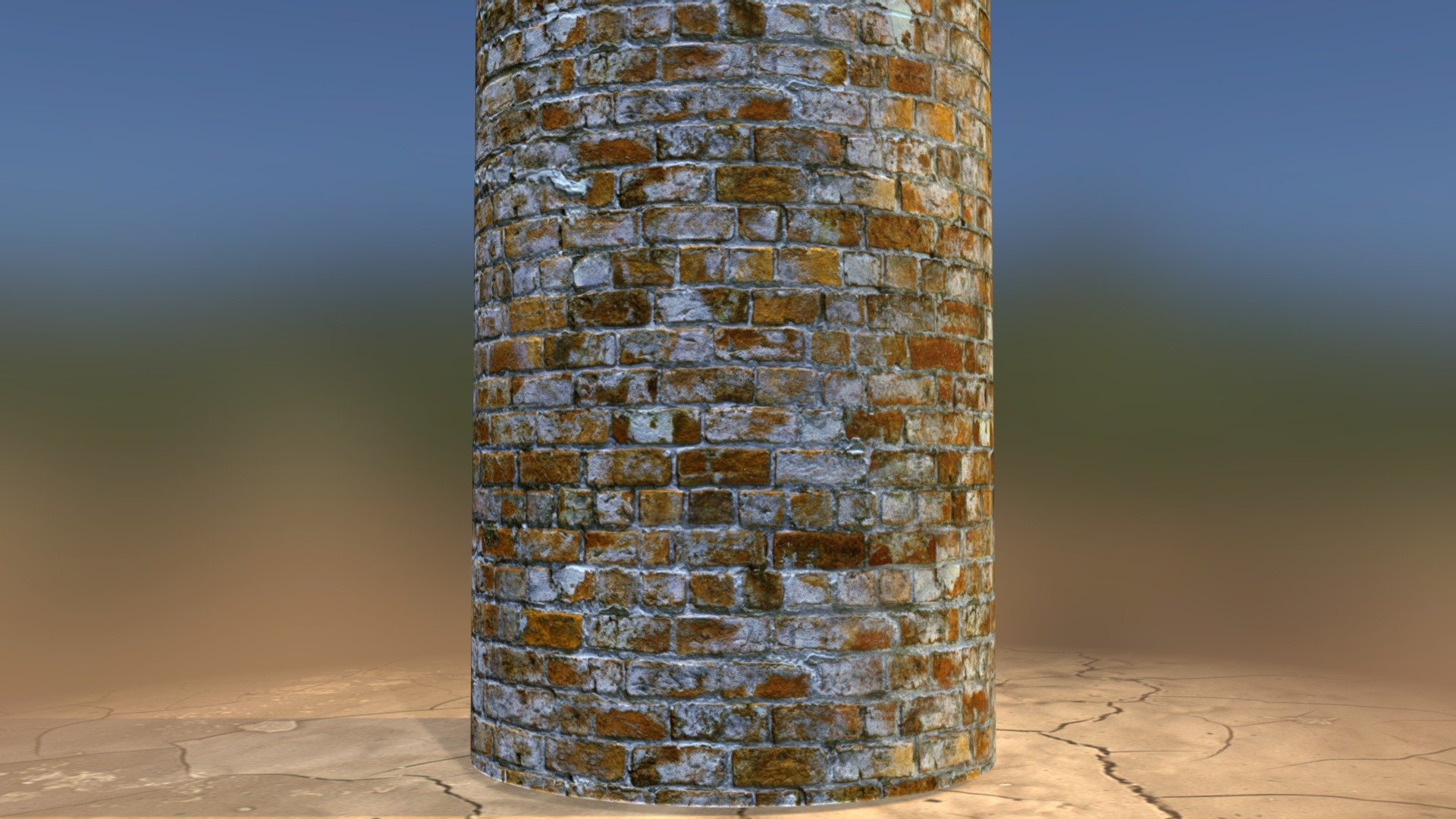 Brick : Tiled material - Download Free 3D model by Cat O ...
