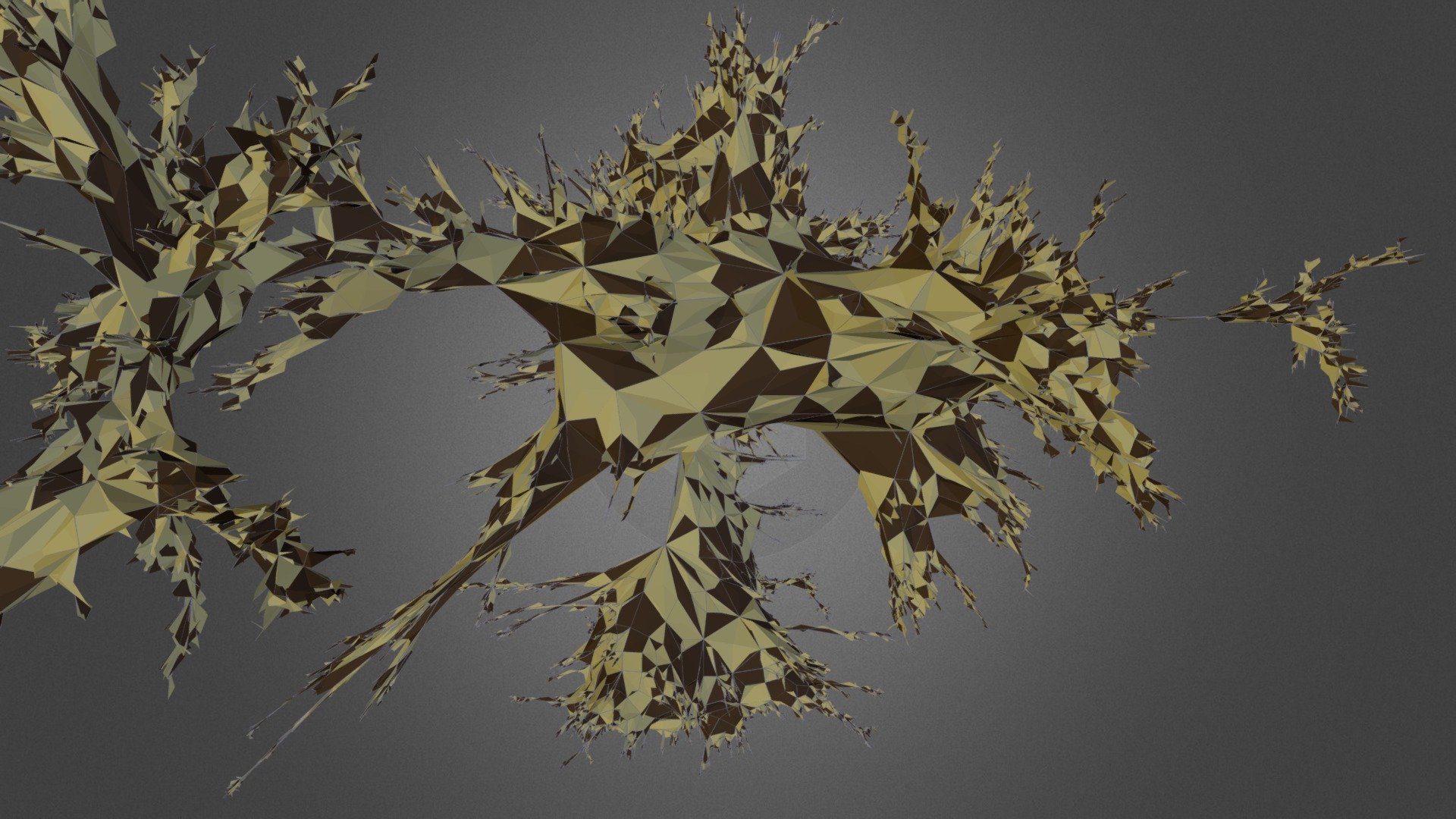 Face percolation 30k_0.55 - 3D model by Jérémie Bettinelli ...