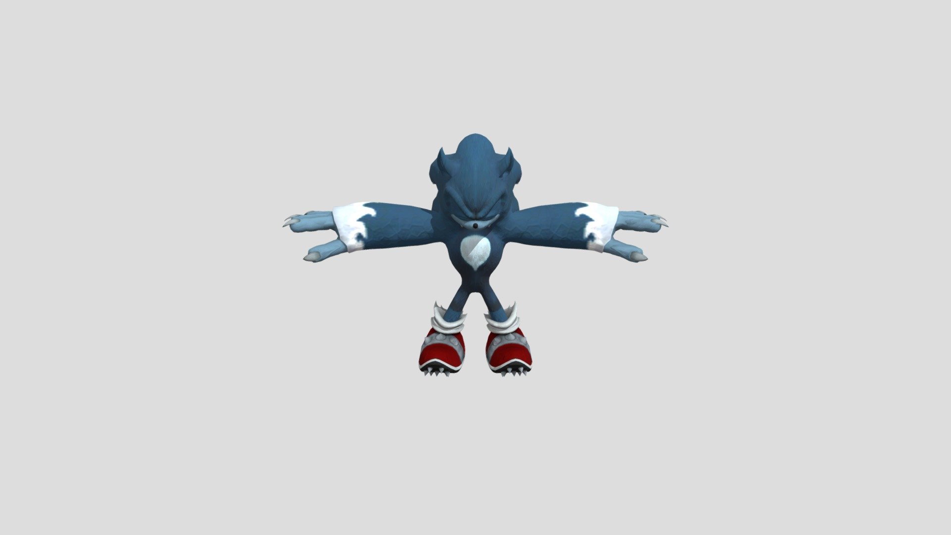 Chameleon (Werehog form) - Download Free 3D model by ...