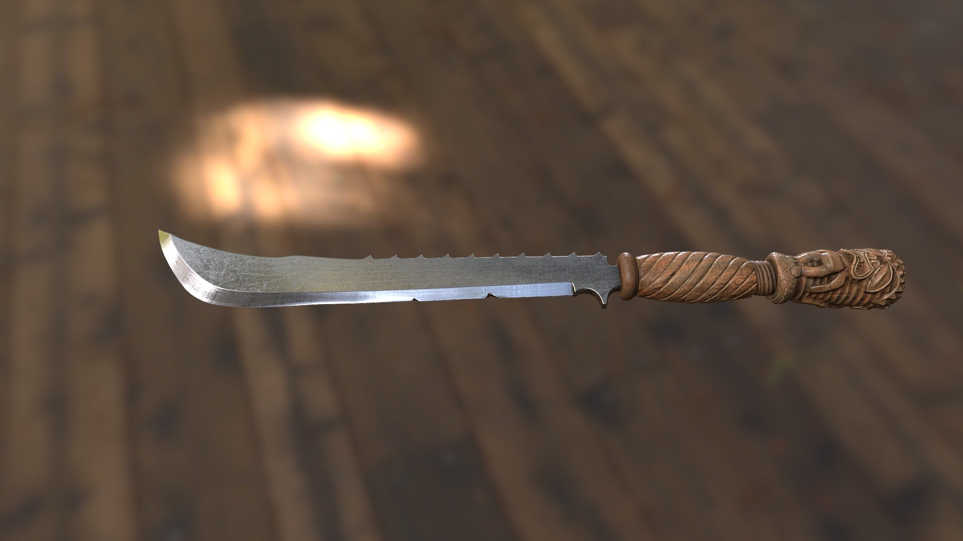 Machete - 3D model by Fractured Veil (@paddlecreekgames) [0230dec ...